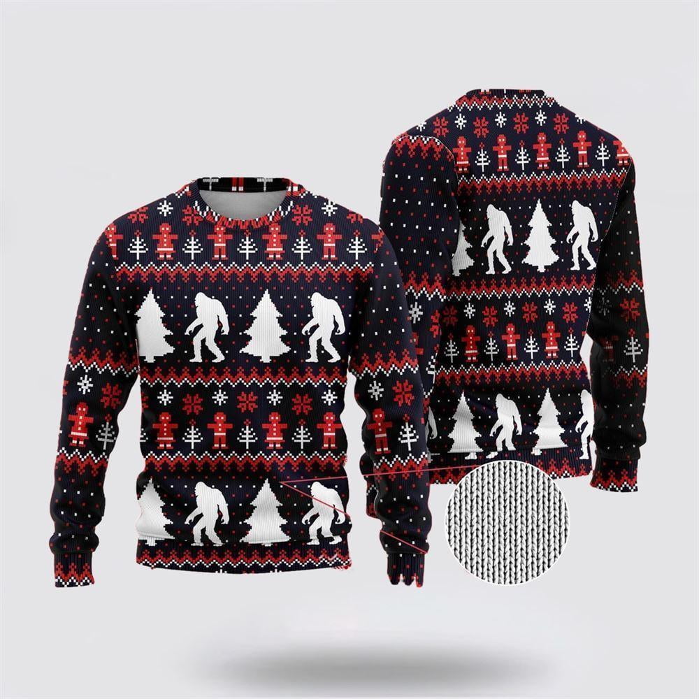 Bigfoot Sweet Ginger Cookies Ugly Christmas Sweater – Best Gift For ...