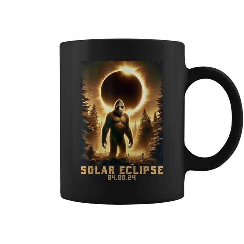 Bigfoot Totality April 8 2024 Total Solar Eclipse Coffee Mugs - Walmart.com