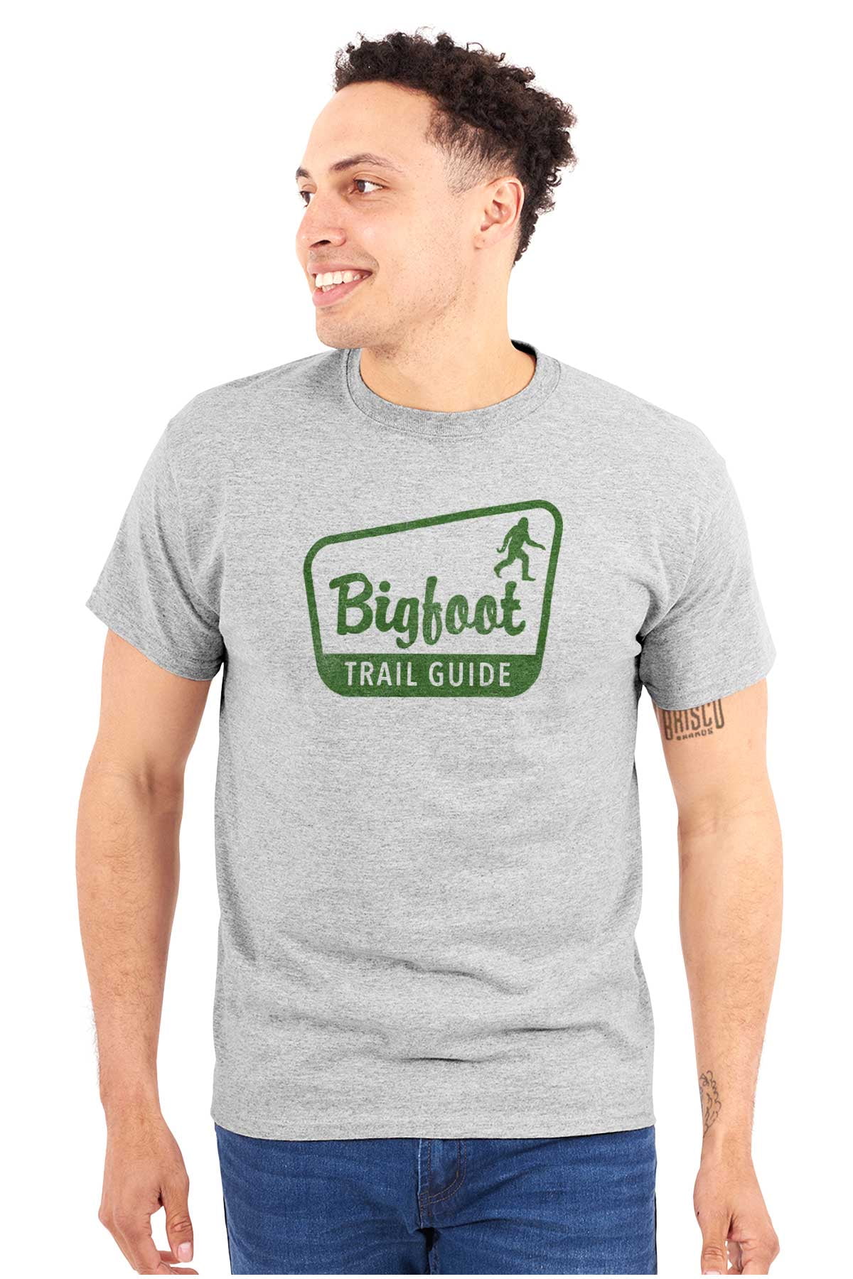 Bigfoot Trail Guide Sasquatch Unisex Plus Size Graphic Tee Brisco ...