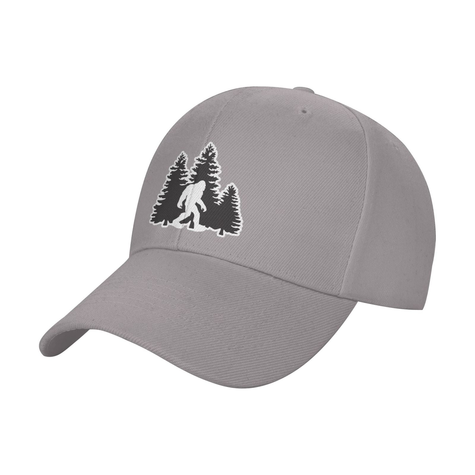 Bigfoot Trees Forest Sandwich Cap Unisex Adjustable Adult Baseball Caps ...