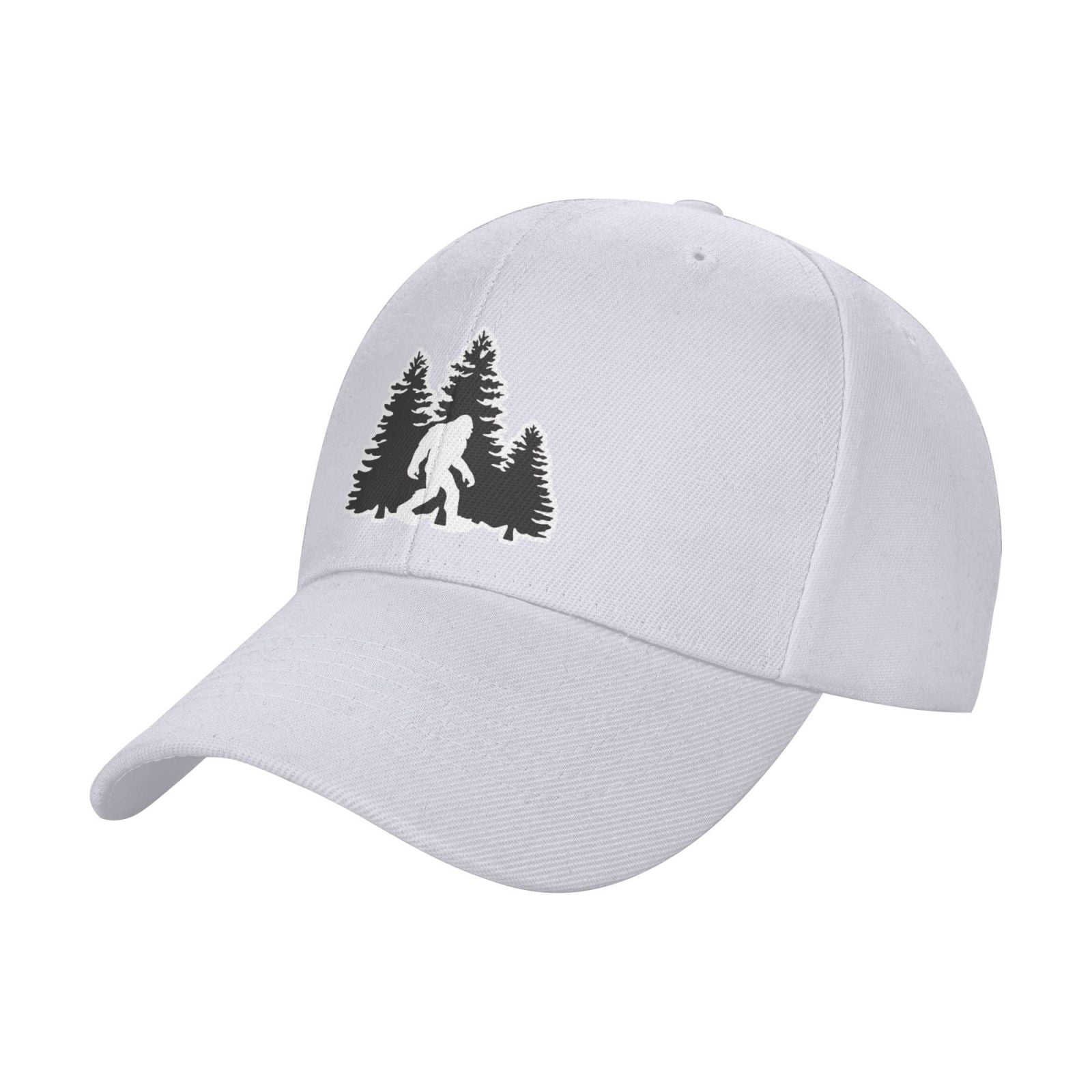 Bigfoot Trees Forest Sandwich Cap Unisex Adjustable Adult Baseball Caps ...