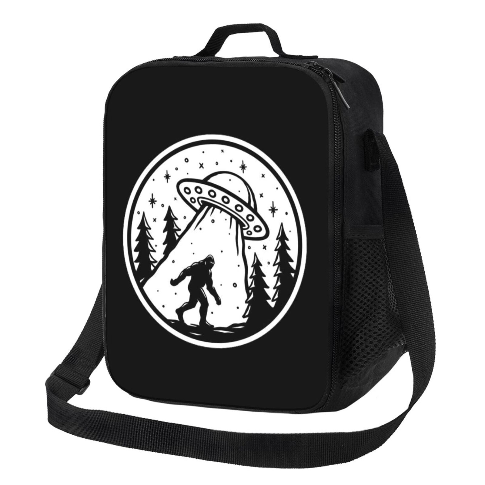 Bigfoot Under the Ufo Lunch Bag for Man and Women, Reusable Insulated ...