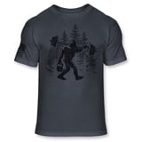 Bigfoot Weight Lifting T-Shirt - Funny Sasquatch Gym Workout shirt ...