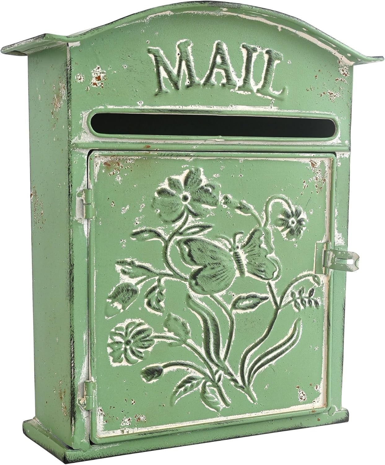 Bigfortune Vintage Mailboxes Wall Mount Outdoor Indoor Metal Mailbox ...