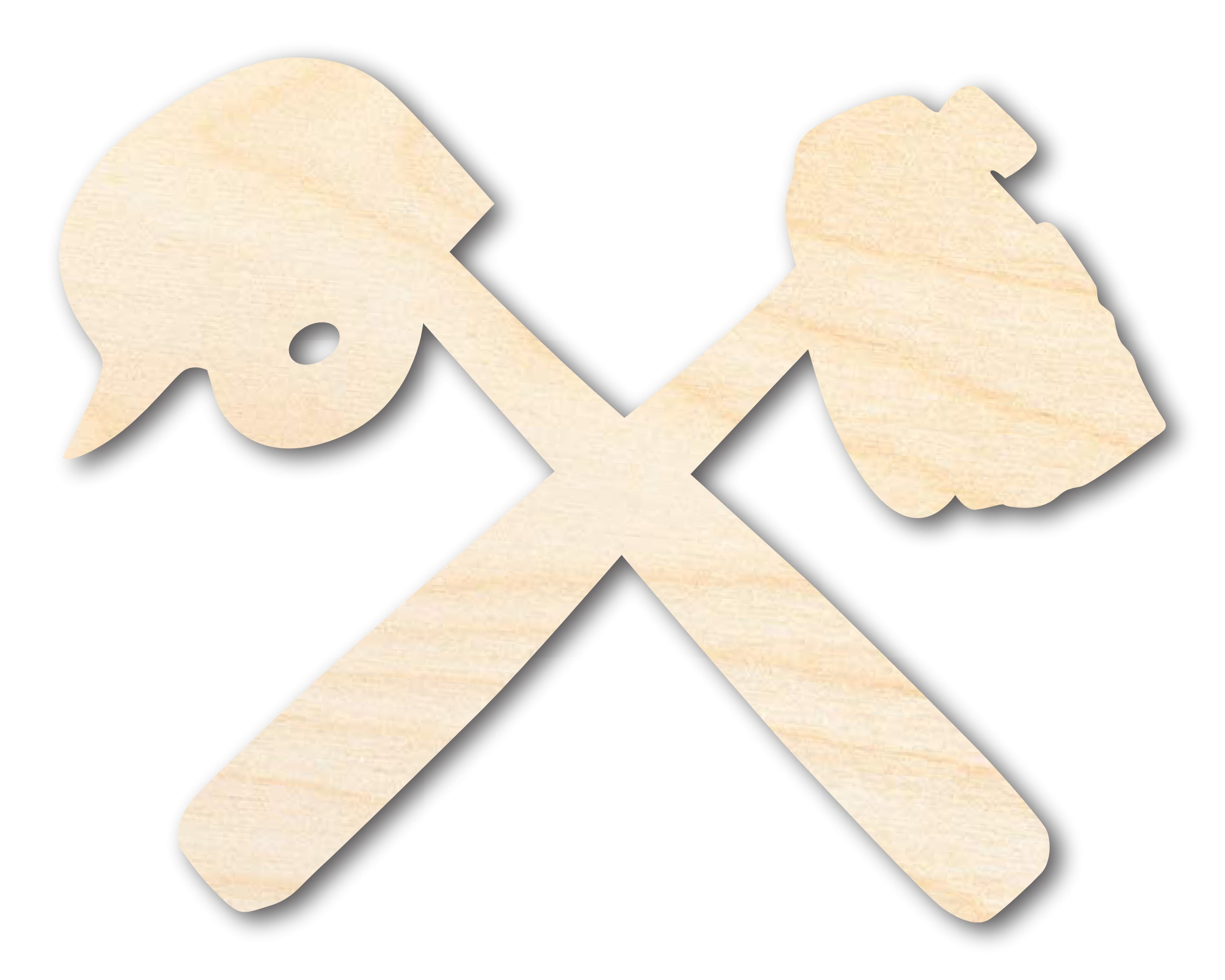 Bigger Better | Unfinished Wood Baseball Shape | DIY Craft Cutout | 18 ...