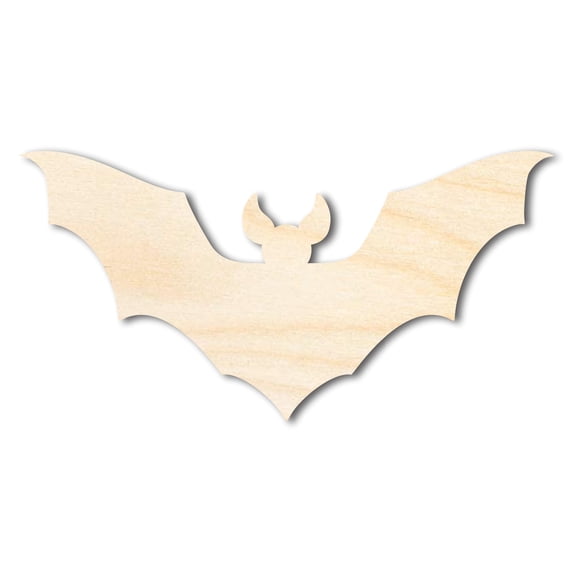 Bigger Better | Unfinished Wood Bat Shape | DIY Craft Cutout 36" / 1/2 ...