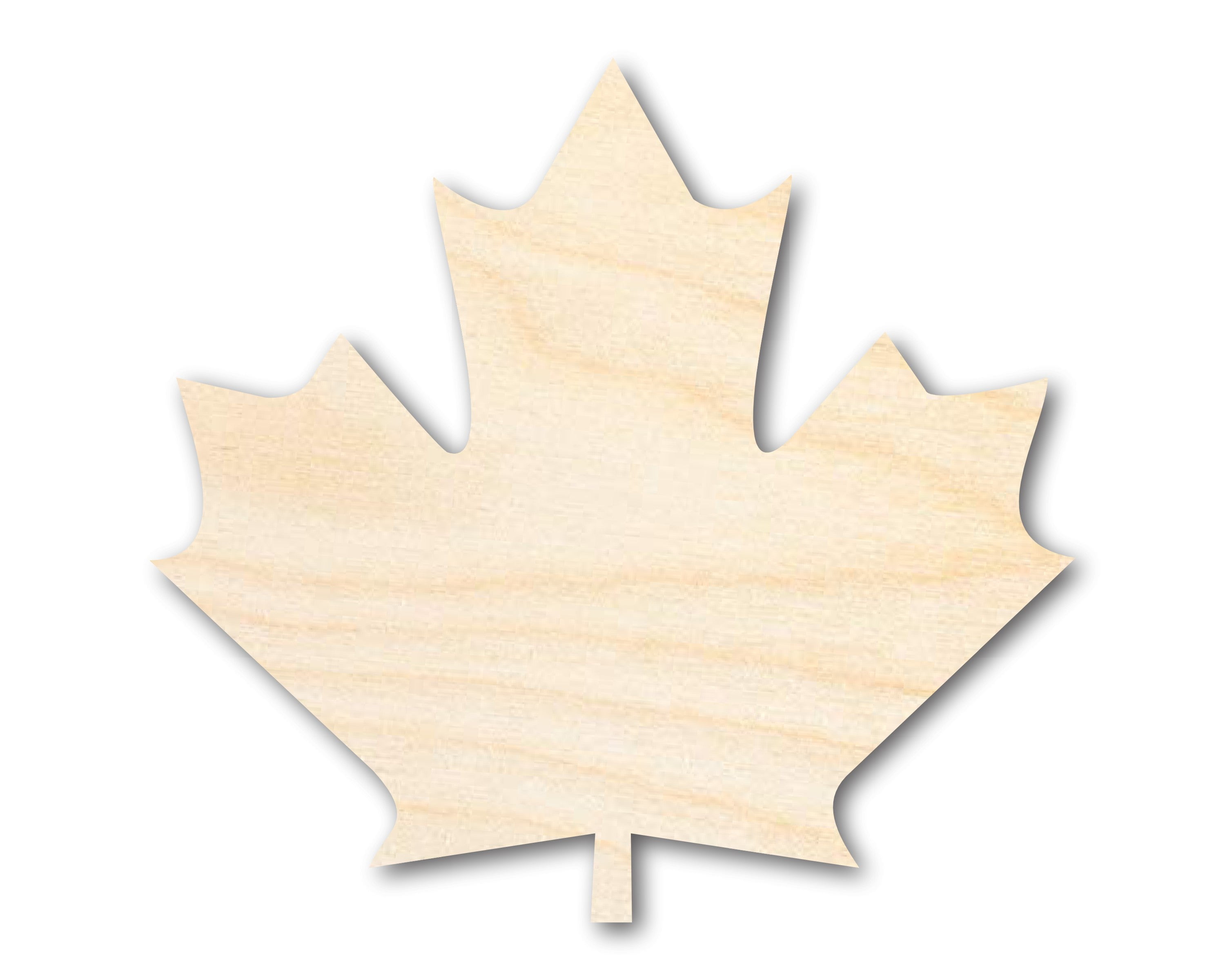 Bigger Better | Unfinished Wood Canadian Maple Leaf Shape | DIY Craft ...