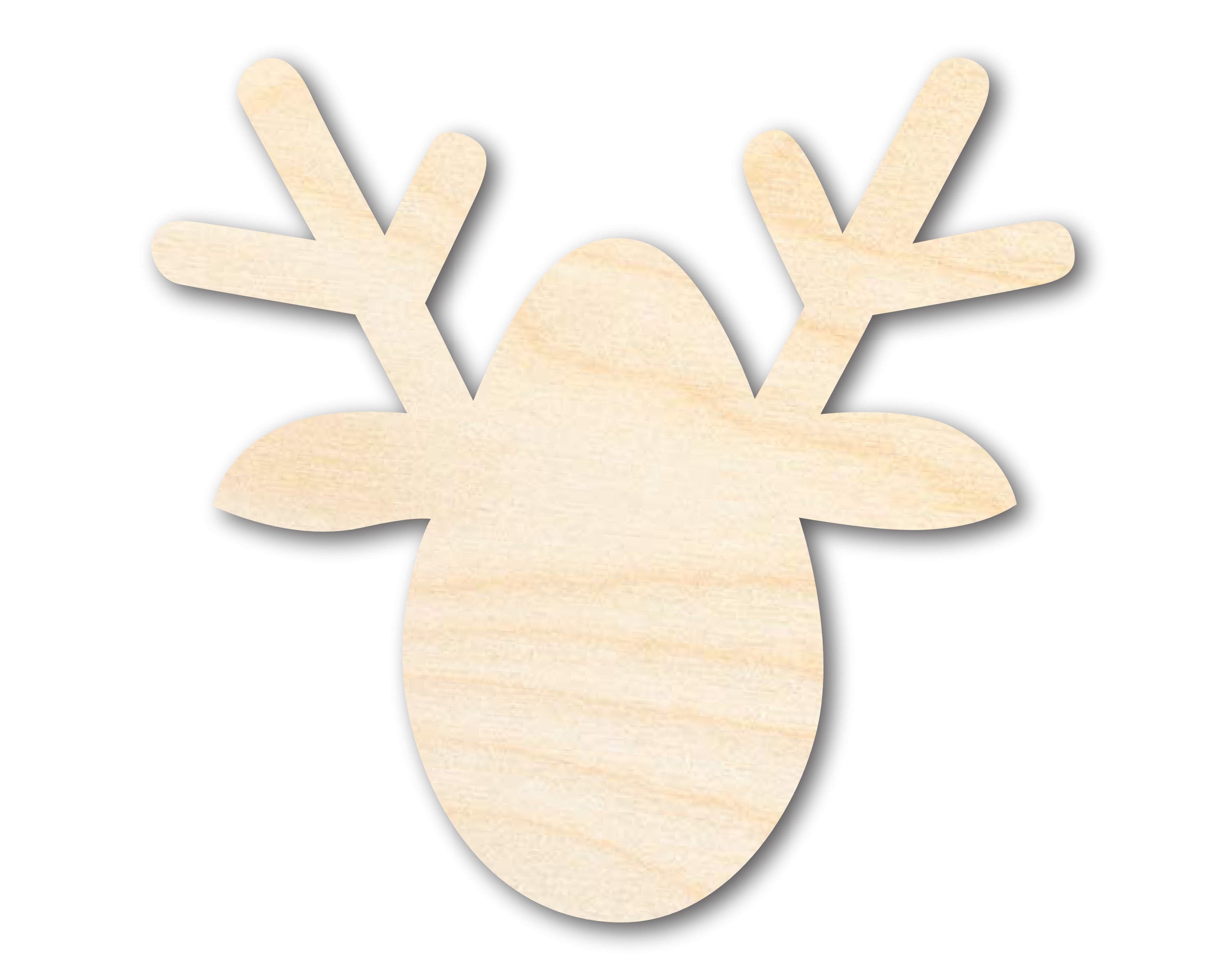 Bigger Better | Unfinished Wood Christmas Reindeer Silhouette | DIY ...