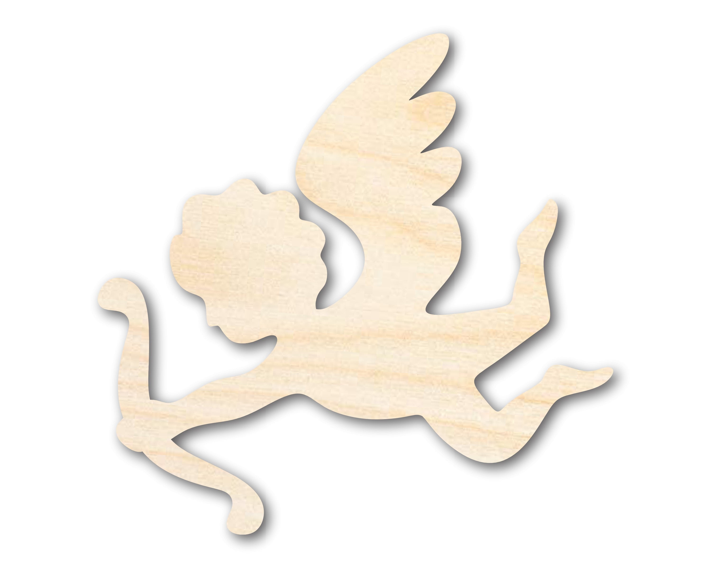 Bigger Better | Unfinished Wood Cupid Shape | DIY Craft Cutout | 36 ...