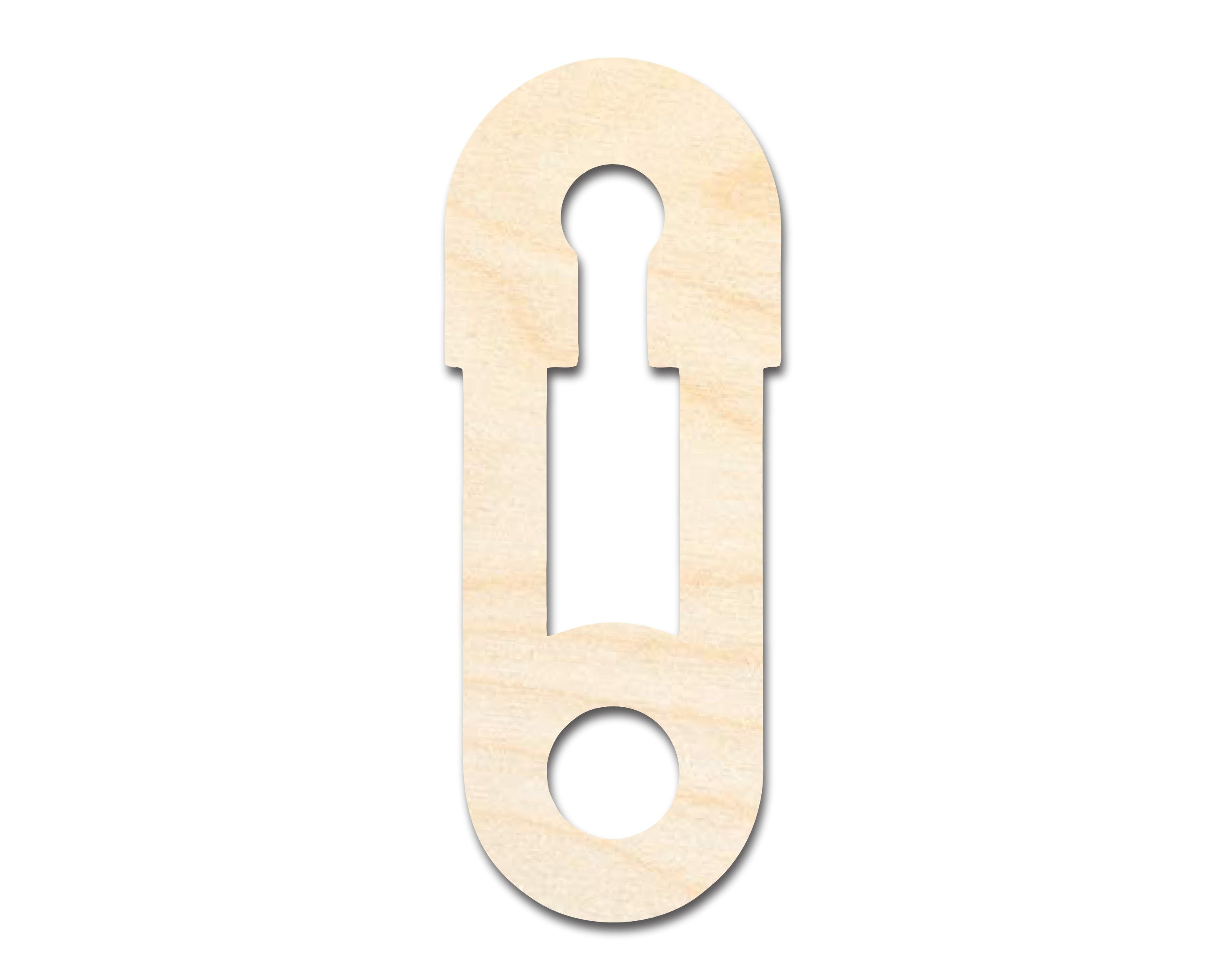 Bigger Better | Unfinished Wood Cute Safety Pin Shape | DIY Craft ...