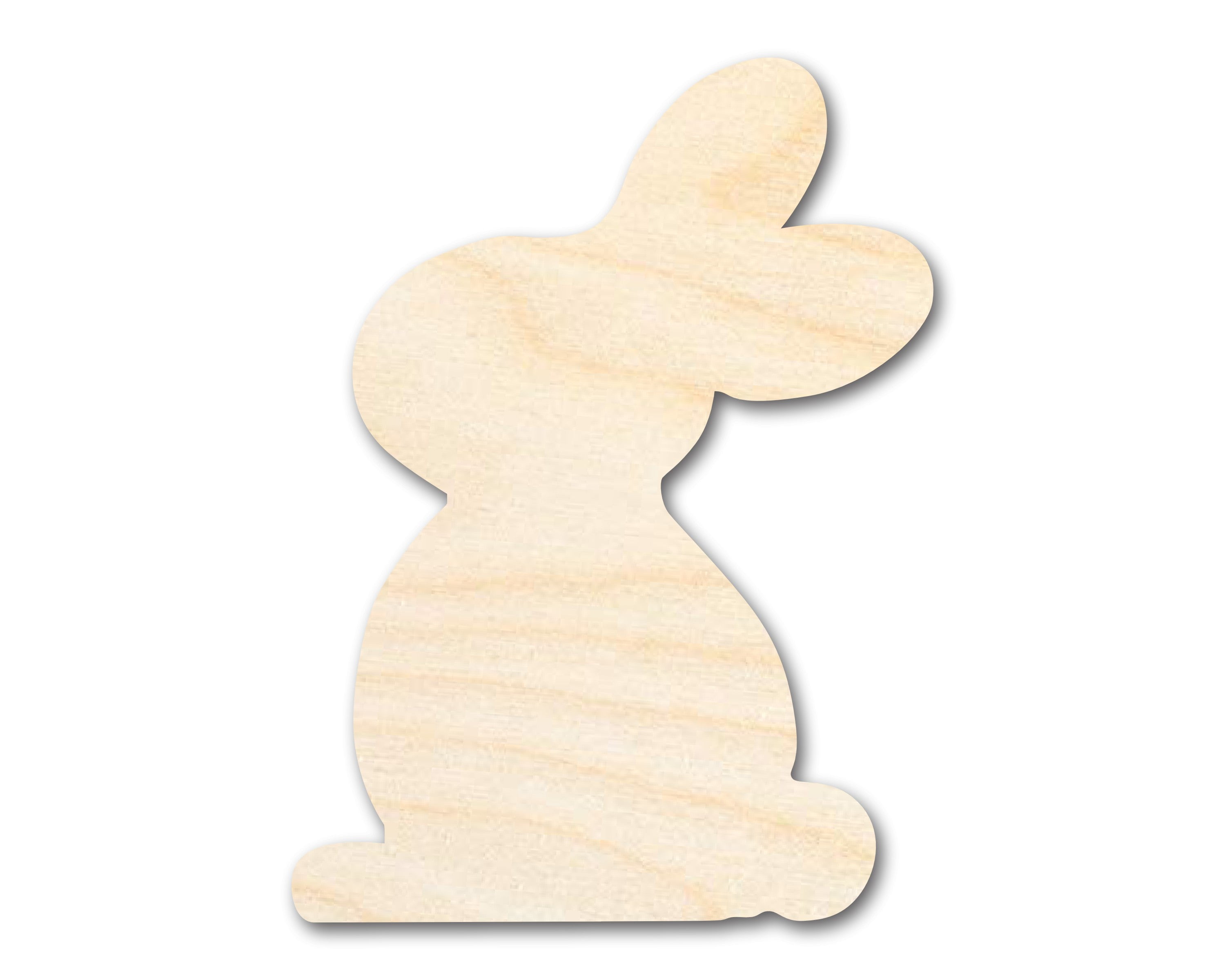 Bigger Better | Unfinished Wood Easter Bunny Shape | DIY Craft Cutout ...