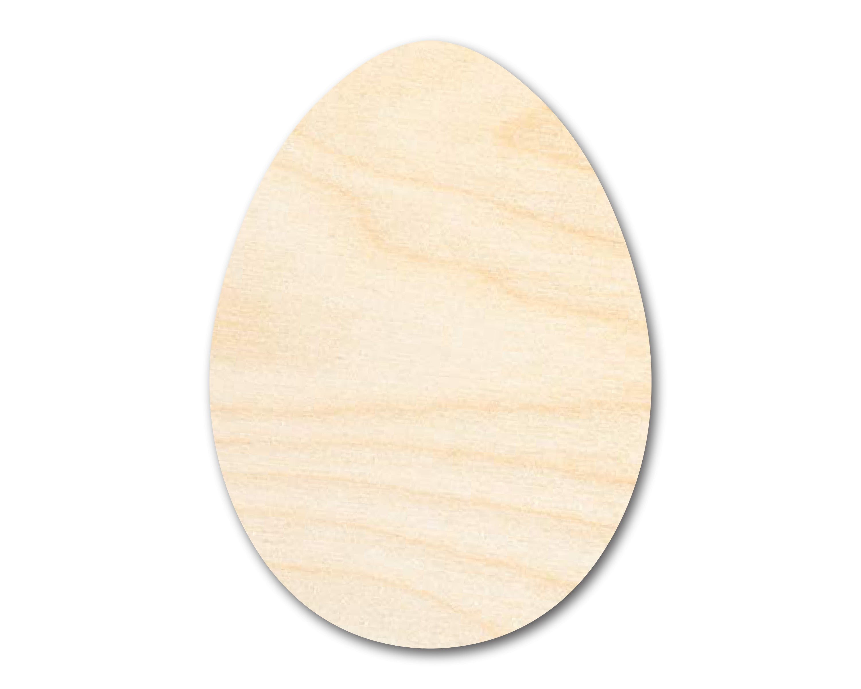 Bigger Better | Unfinished Wood Egg Shape | DIY Craft Cutout 24" / 1/2 ...