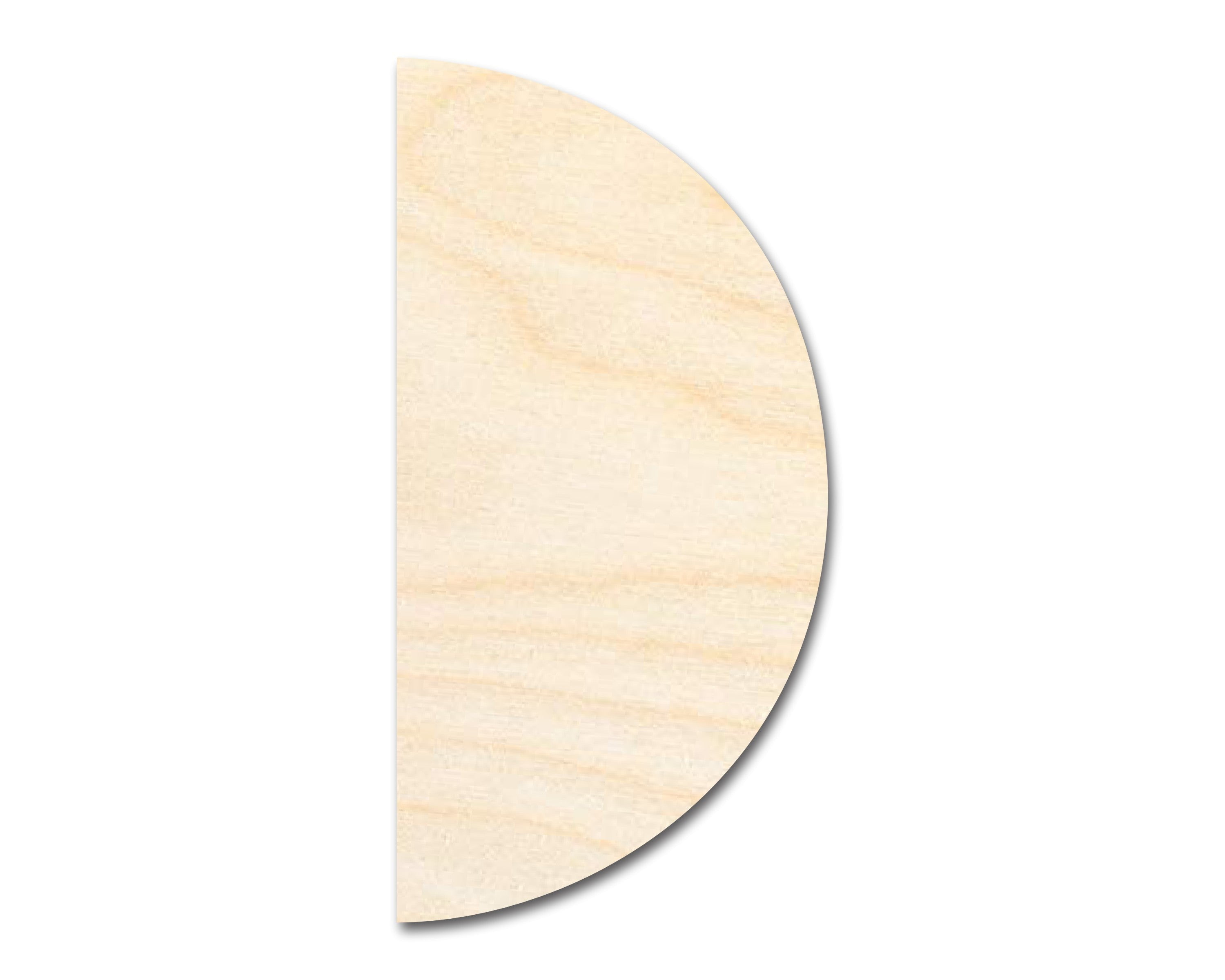 Bigger Better | Unfinished Wood Half Semi Circle Shape | DIY Craft ...