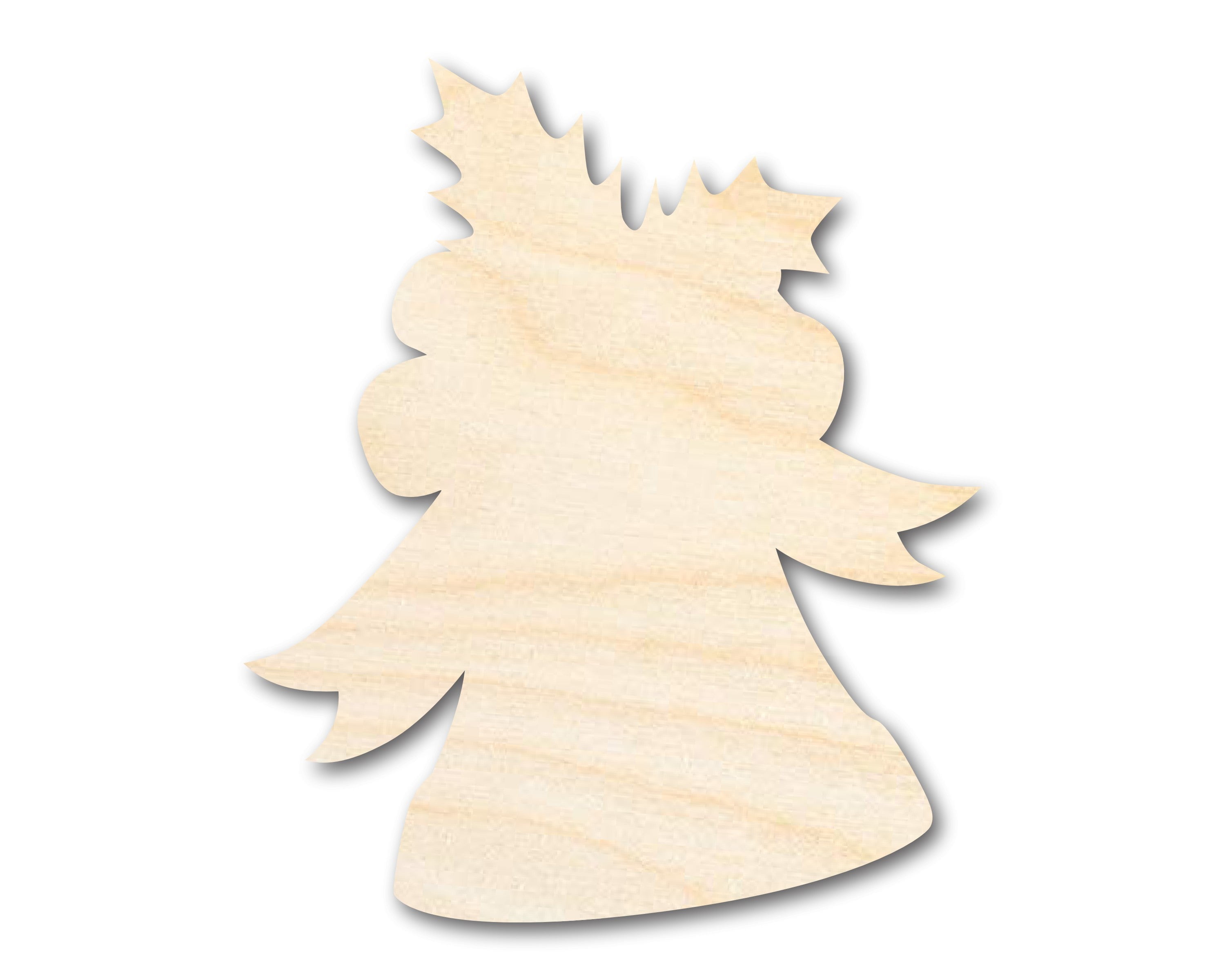 Bigger Better | Unfinished Wood Jingle Bell Shape | DIY Craft Cutout 24 ...