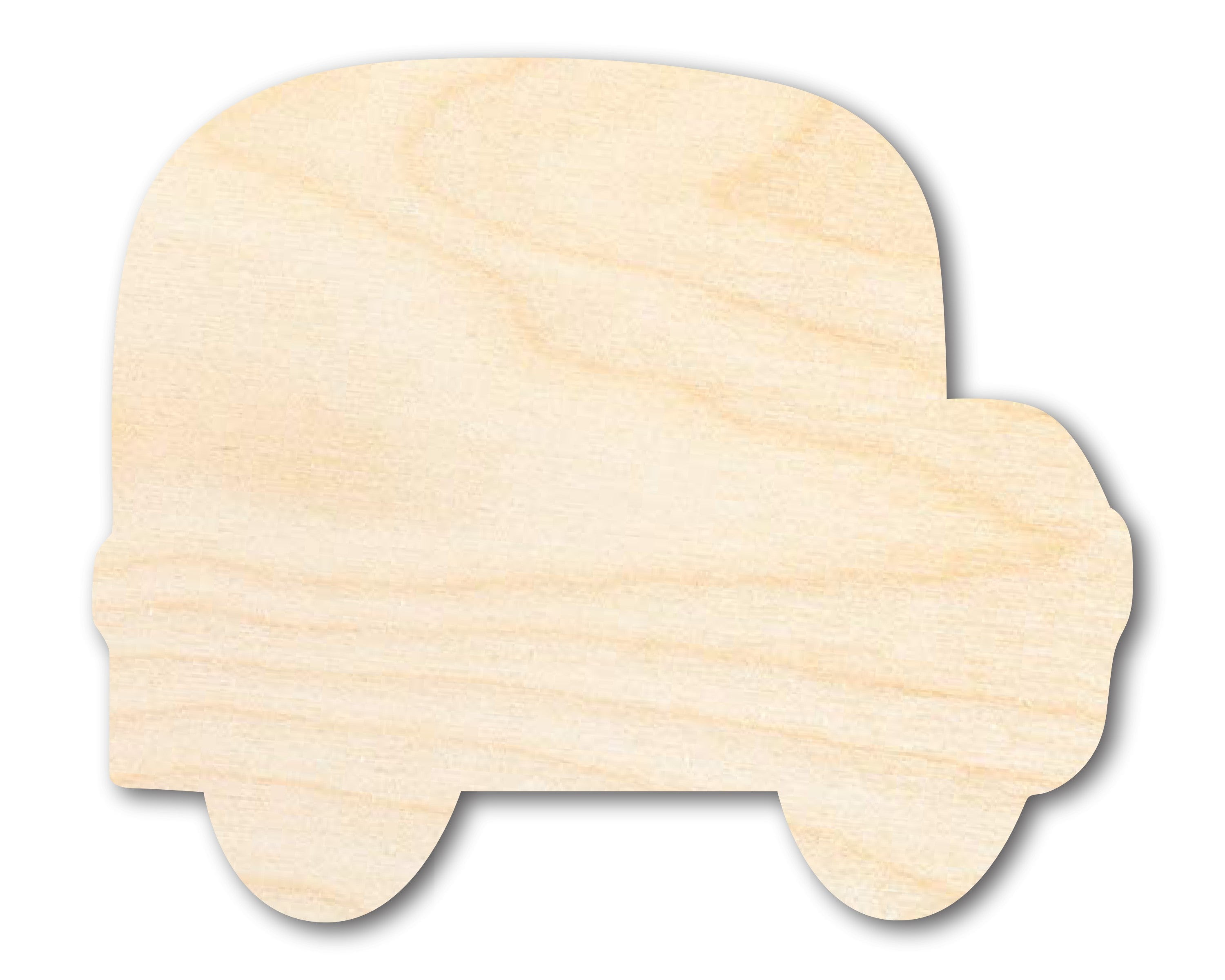 Bigger Better | Unfinished Wood School Bus Silhouette | DIY Craft ...