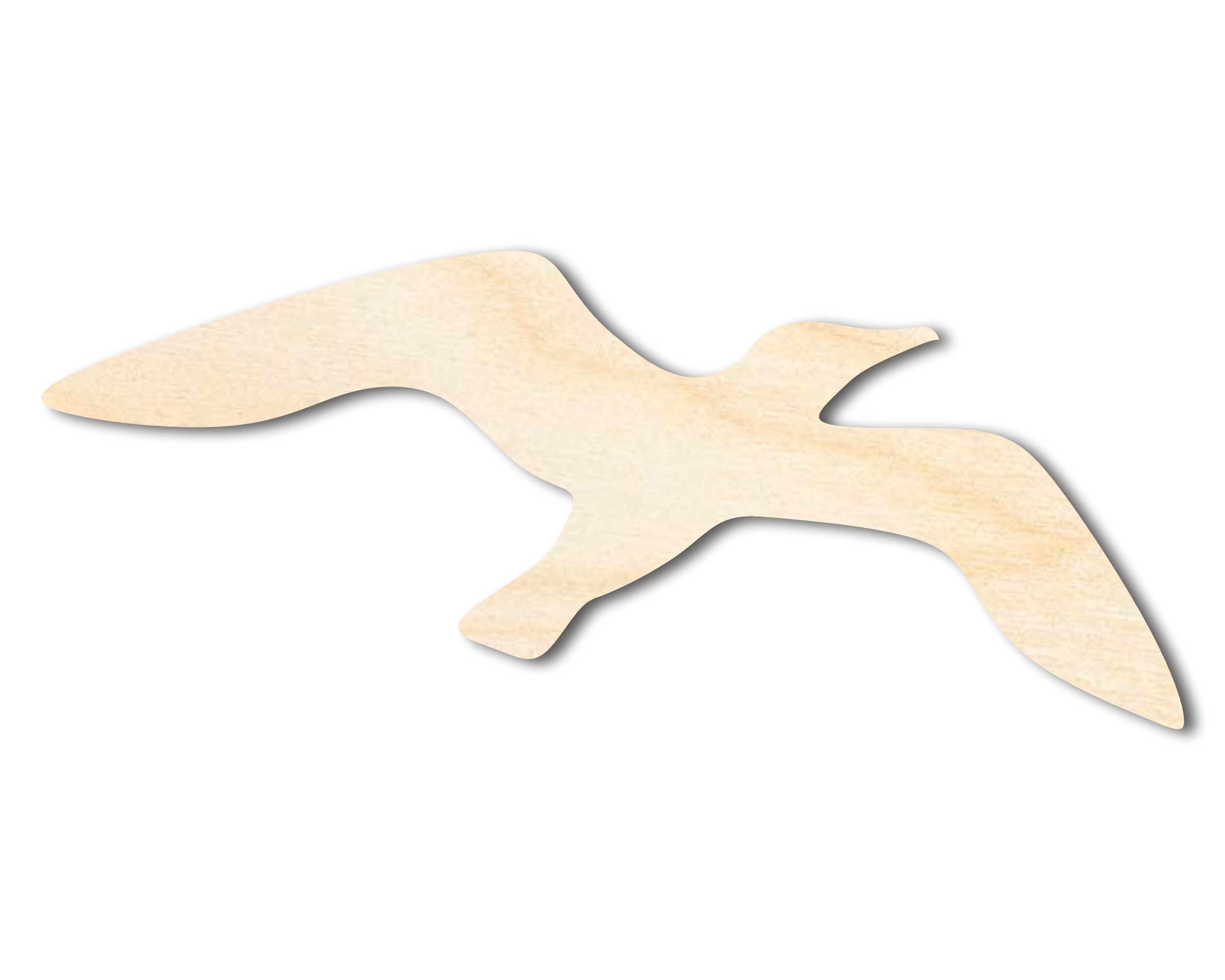 Bigger Better | Unfinished Wood Seagull Shape | DIY Craft Cutout | 36 ...