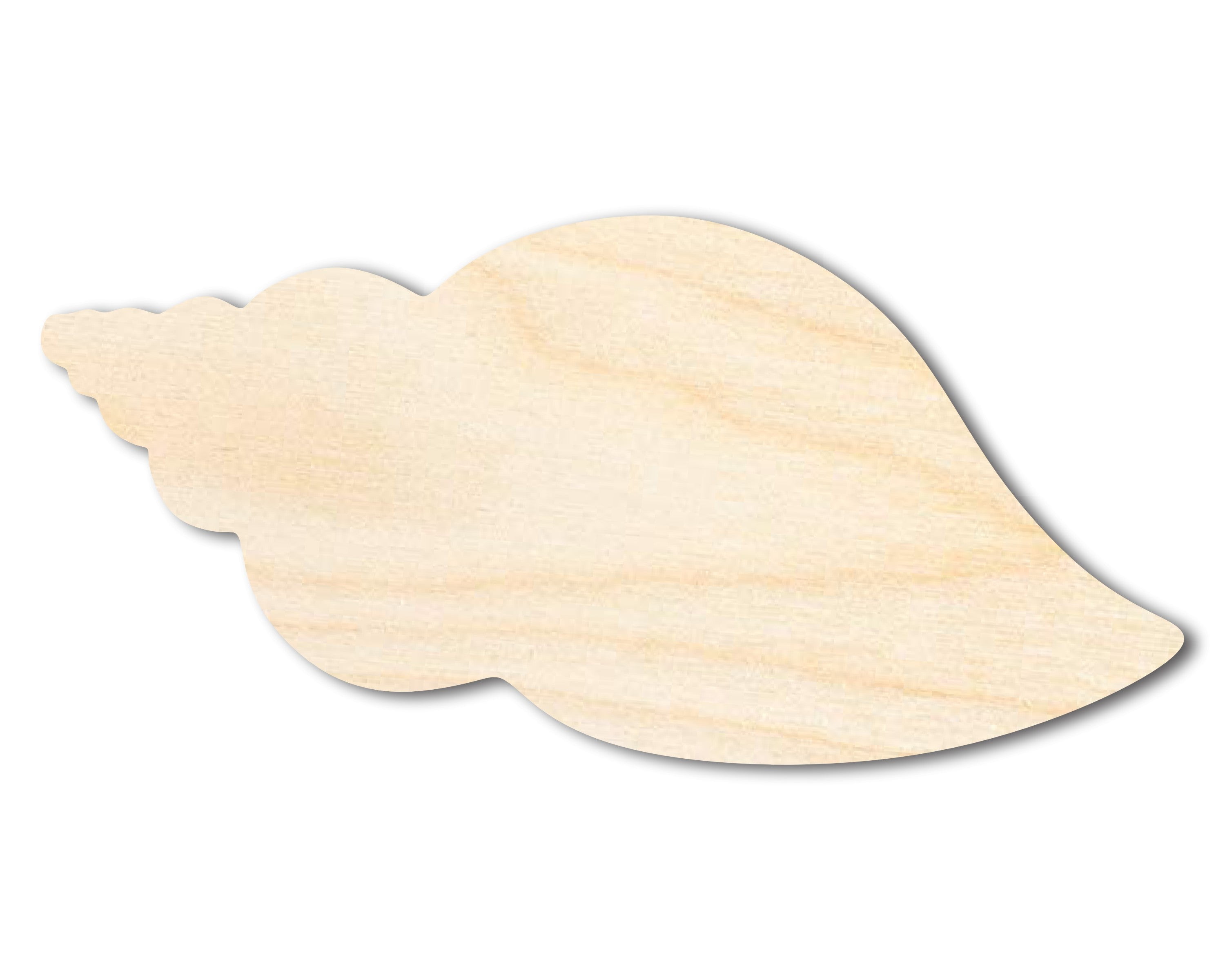 Bigger Better | Unfinished Wood Seashell Shape | DIY Craft Cutout | 36 ...