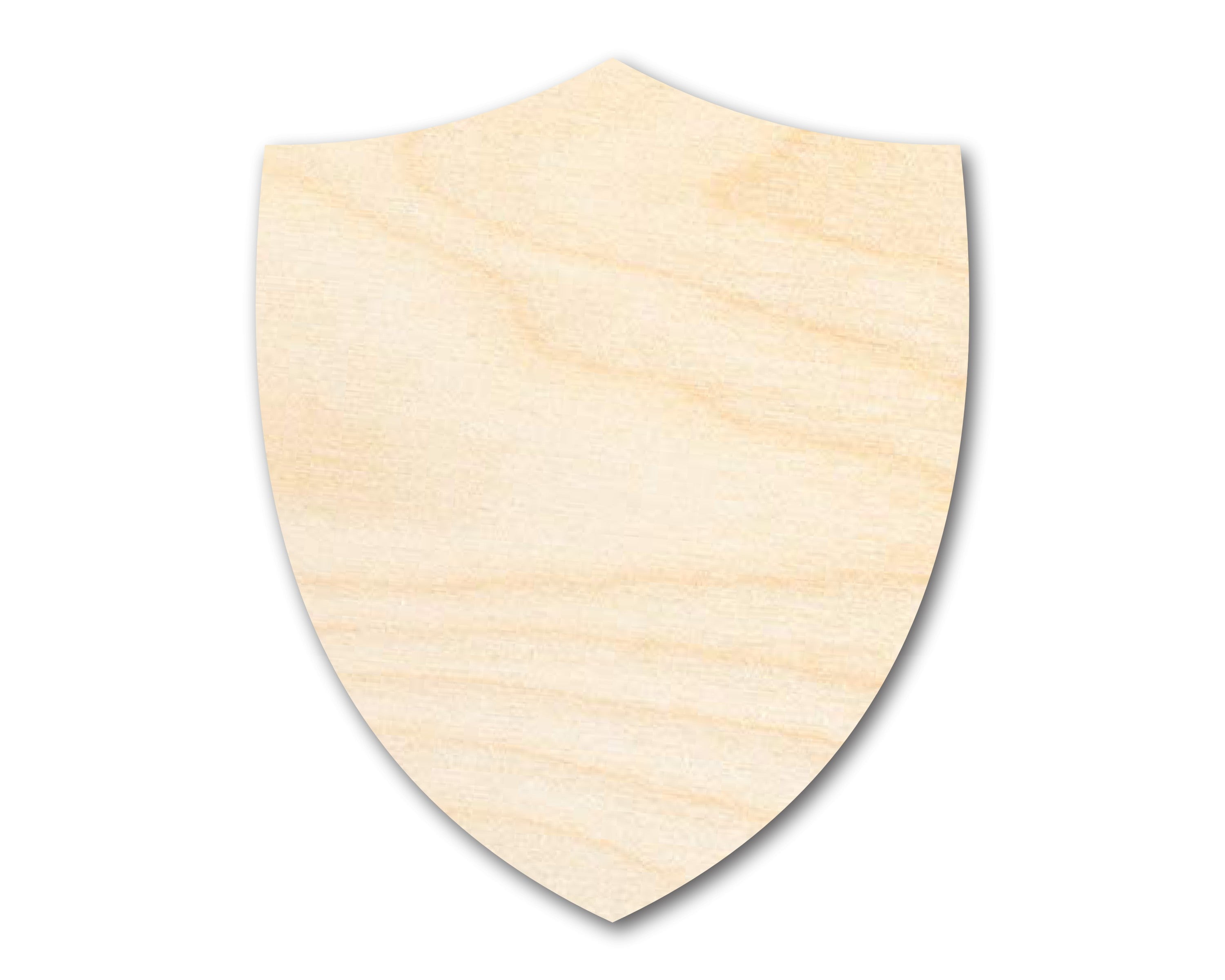 Bigger Better | Unfinished Wood Shield Shape | DIY Craft Cutout 36" / 1 ...