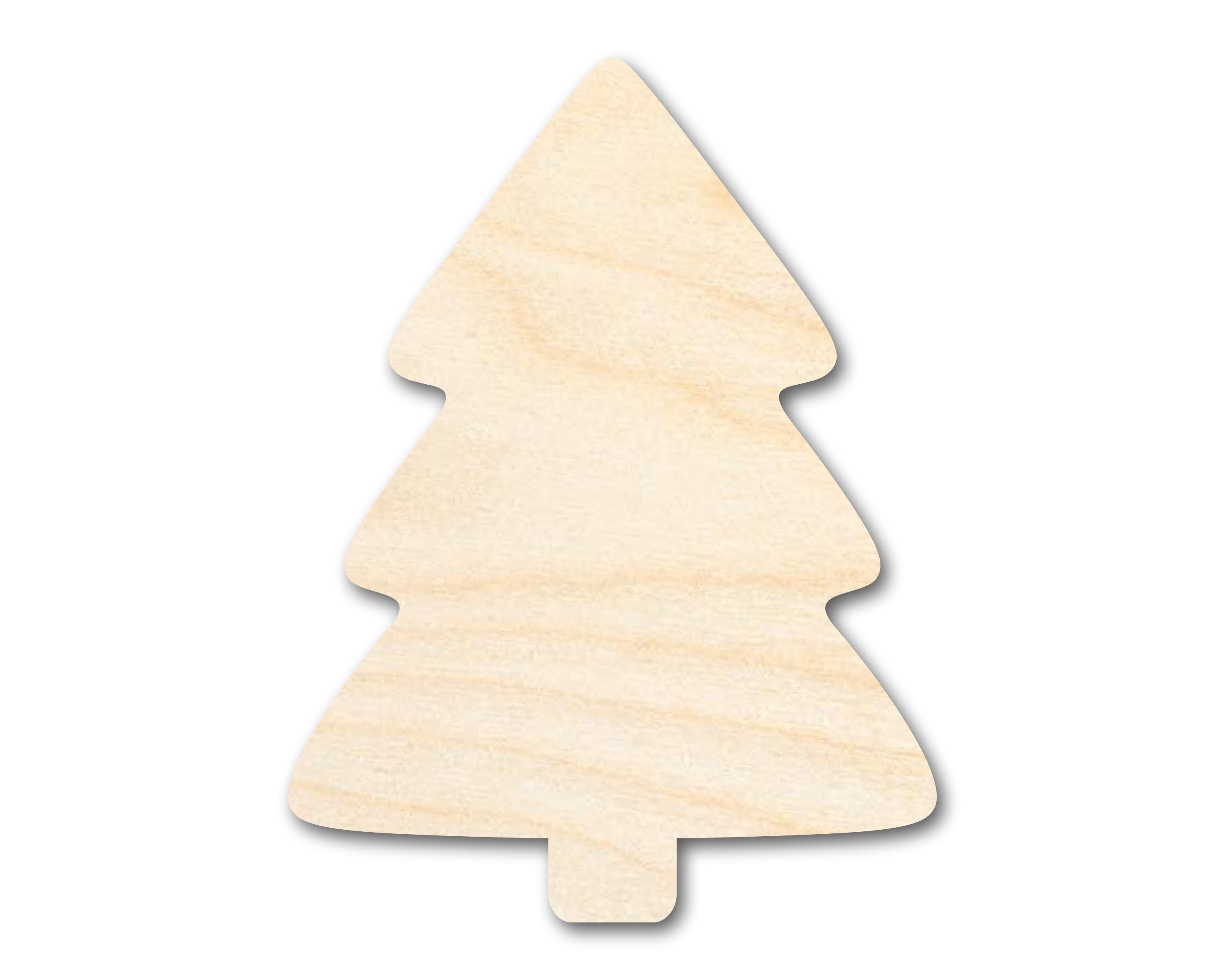 Bigger Better | Unfinished Wood Simple Christmas Tree Shape | DIY Craft ...