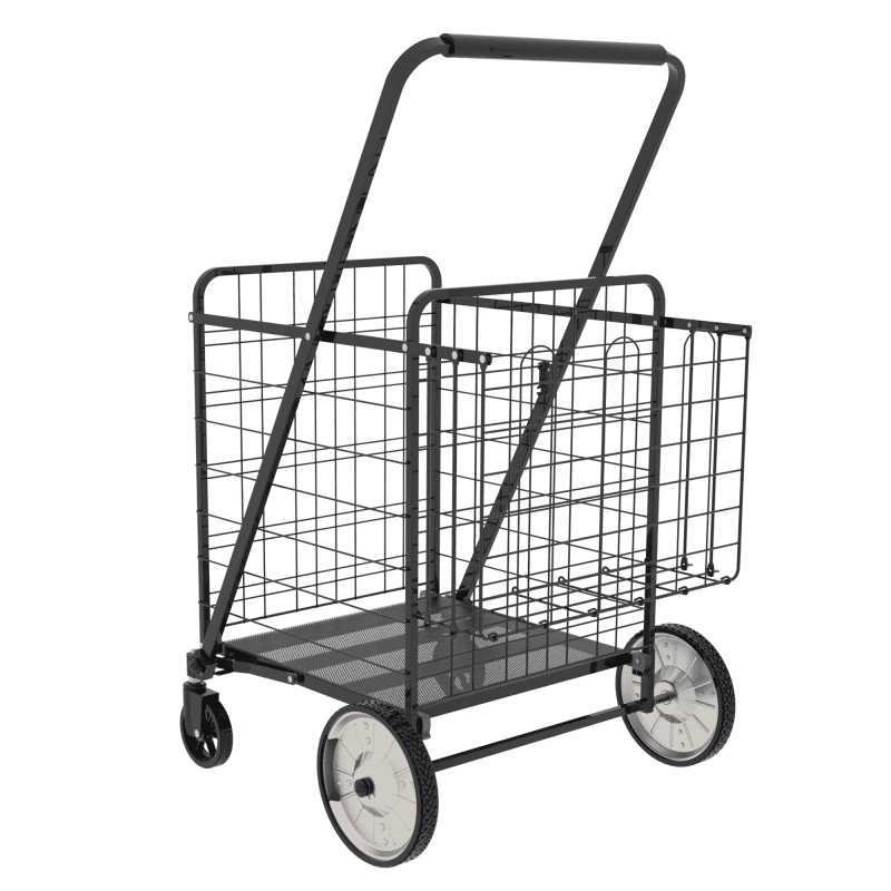 Bigger Super Jumbo Shopping Cart,Grocery Cart on Wheels, Foldable ...