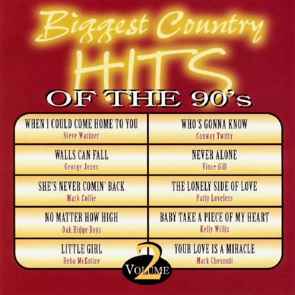 Biggest Country Hits Of The 90's Vol.2 - Walmart.com