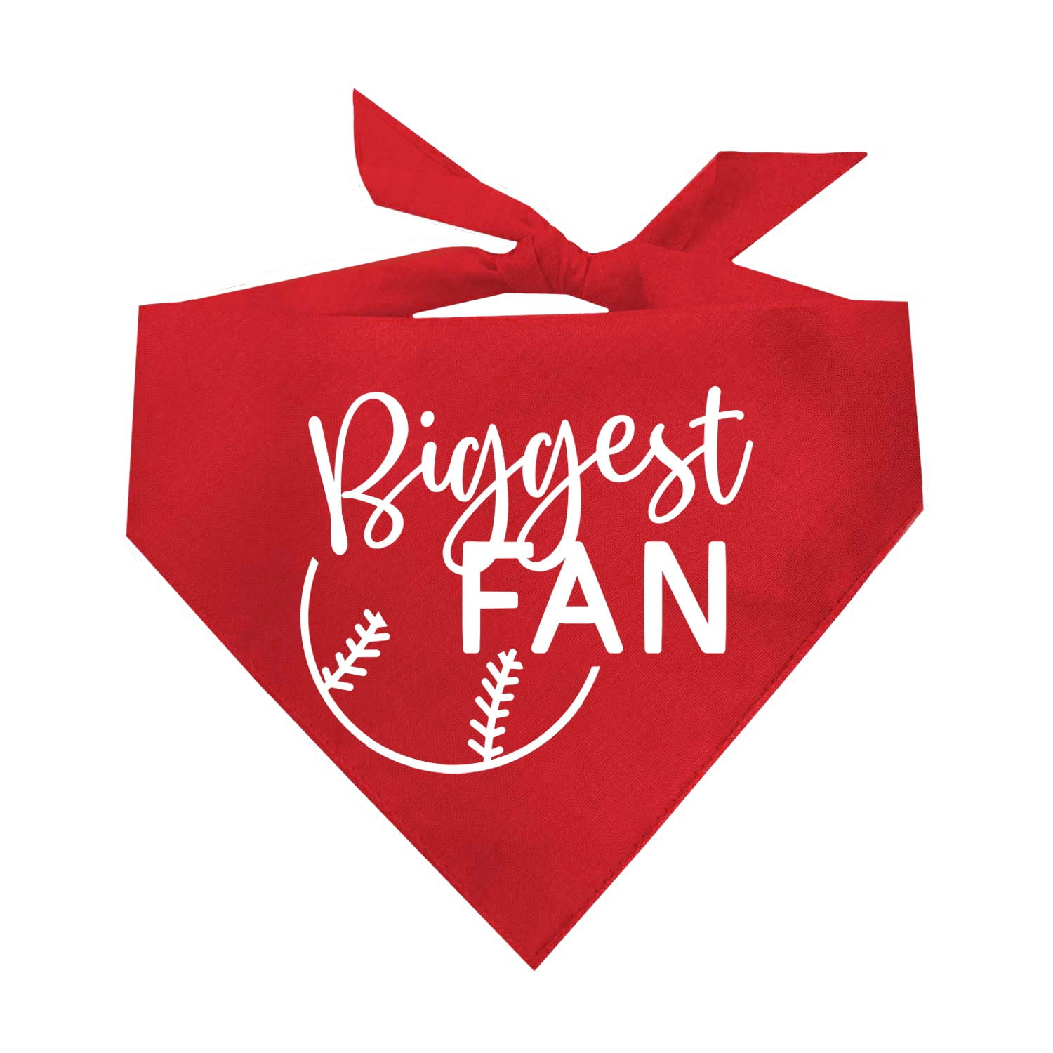 Biggest Fan (Baseball) Triangle Dog Bandana - Walmart.com