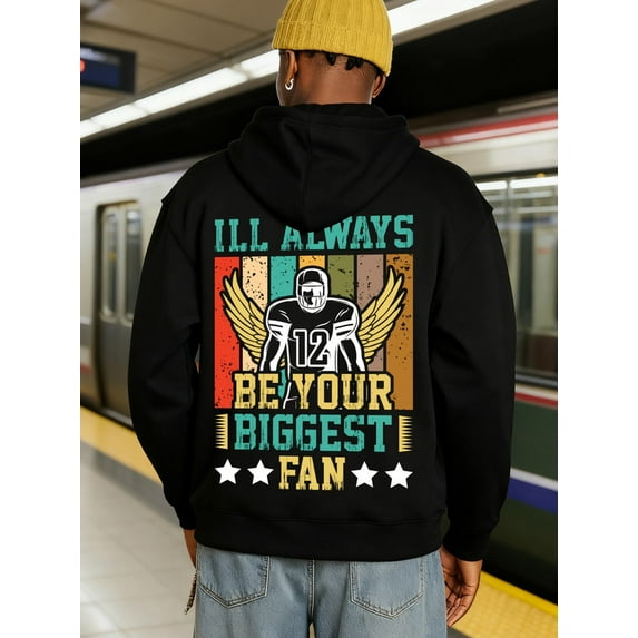 Be Your Biggest Fan funny hoodies Exercise for men machine washable ...
