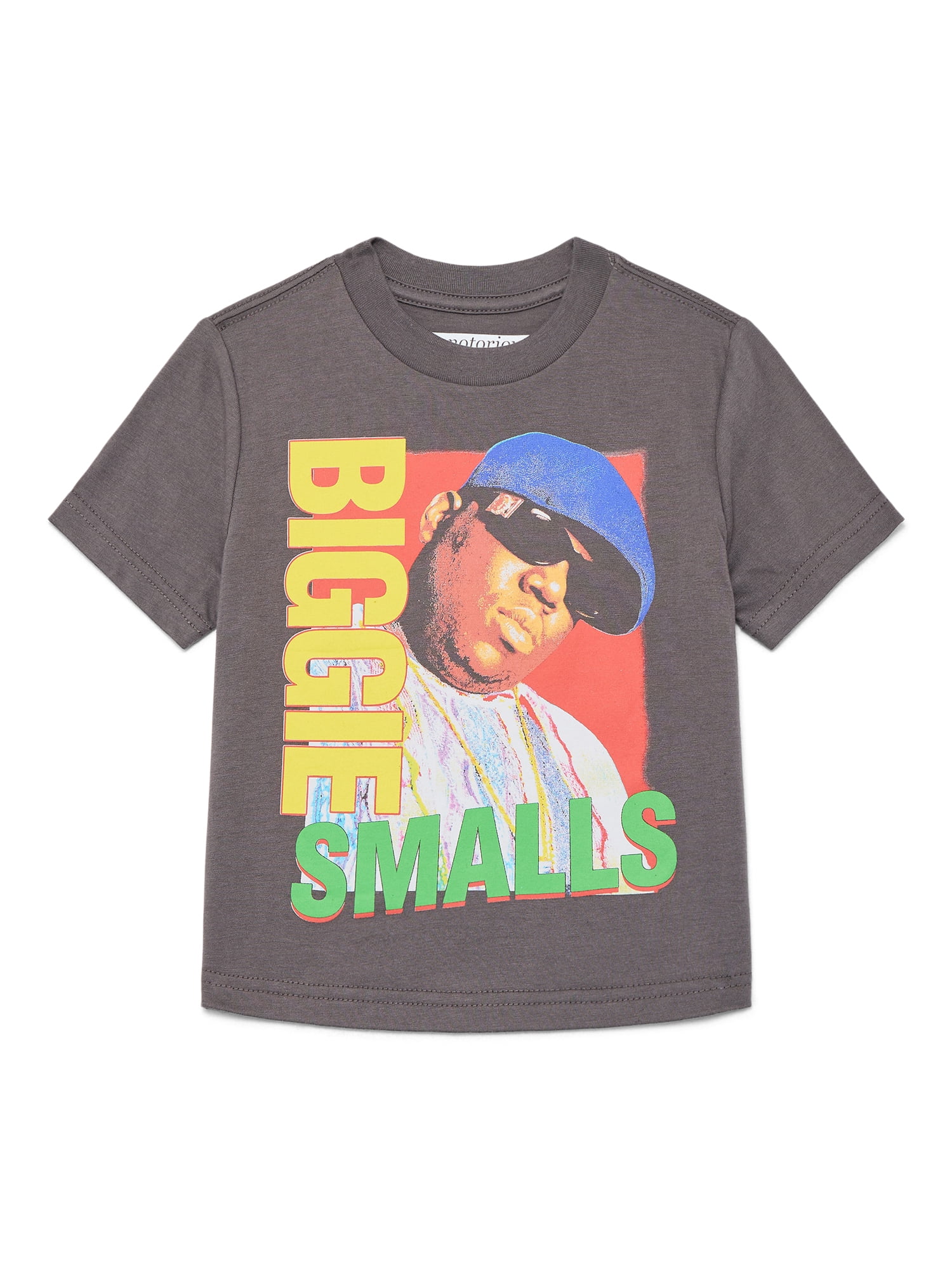 Biggie Smalls Toddler Graphic Tee with Short Sleeves, Sizes 12M-5T ...
