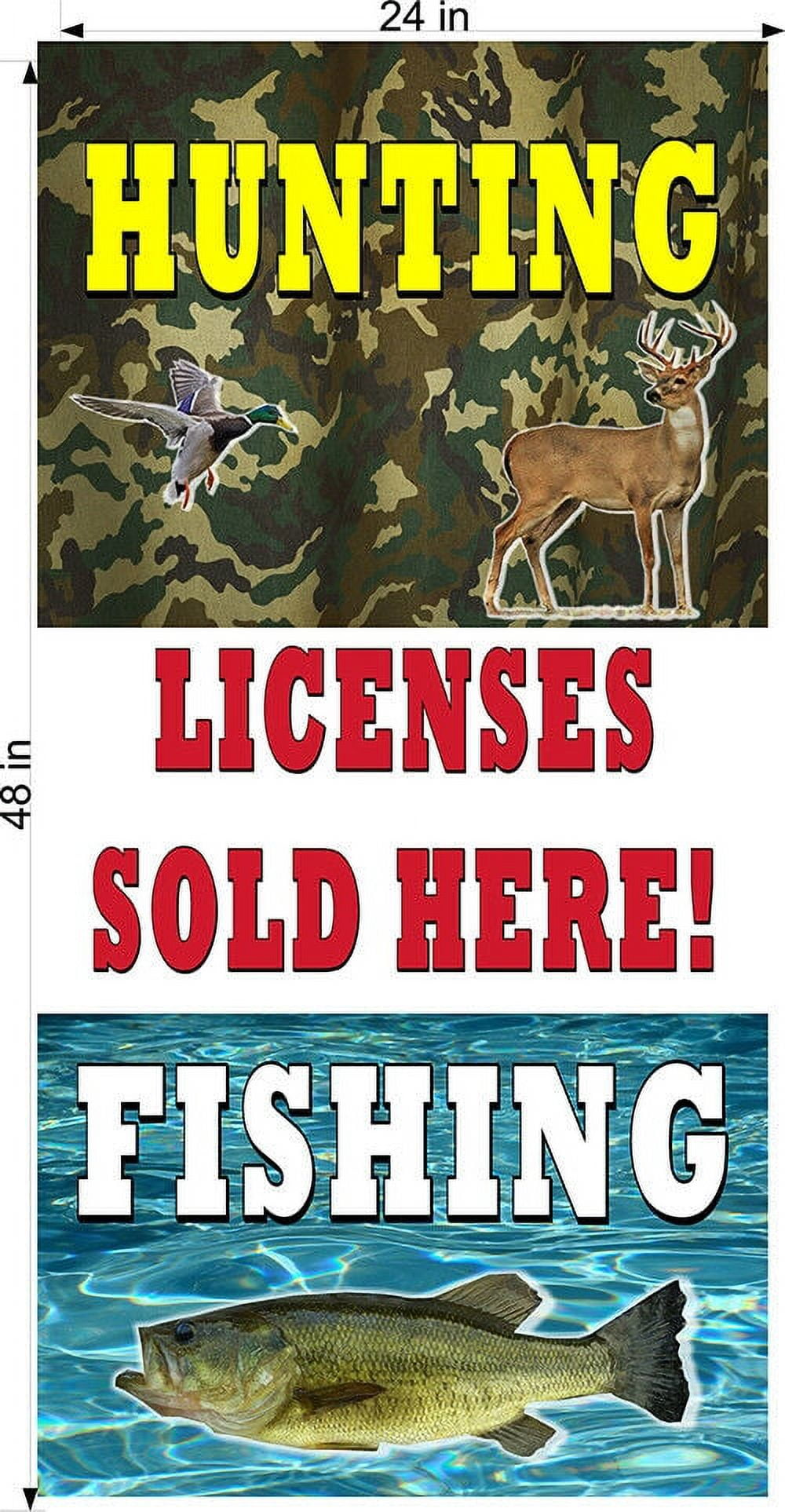 BiggieGraphics 48" x 21" Vinyl Outdoor Flag - Walmart.com