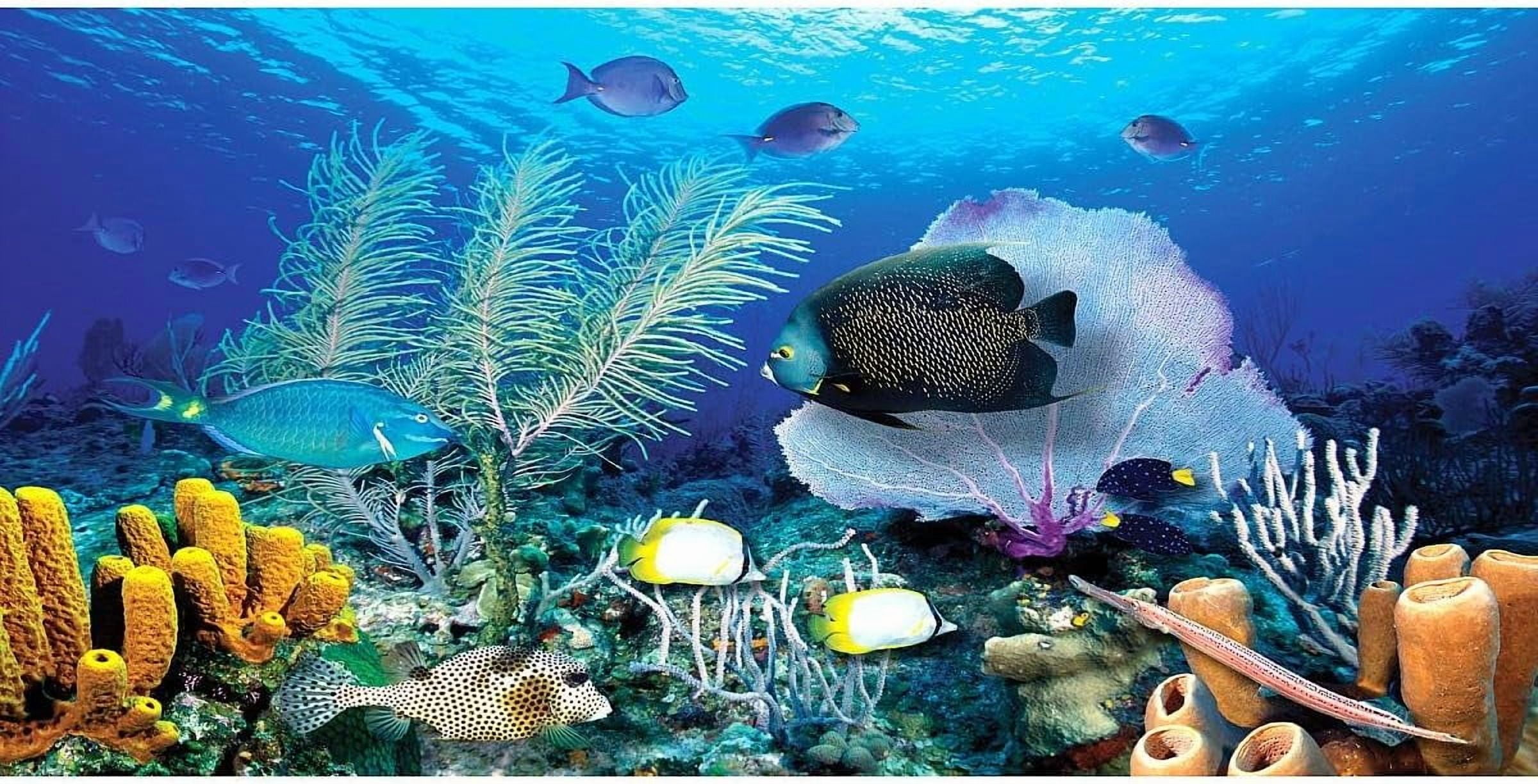 Biggies- Window Well Scenes Wall Art- Ocean, 60" x 120" - Walmart.com