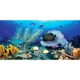Biggies- Window Well Scenes Wall Art- Ocean, 60" x 120" - Walmart.com