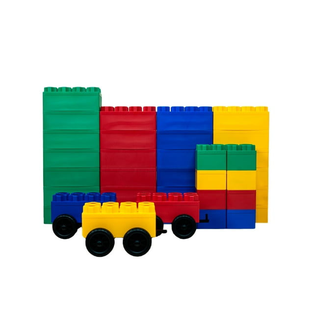 BiggoBlocks Jumbo Blocks — Big Blocks for Kids Ages 3-8 — Indoor ...