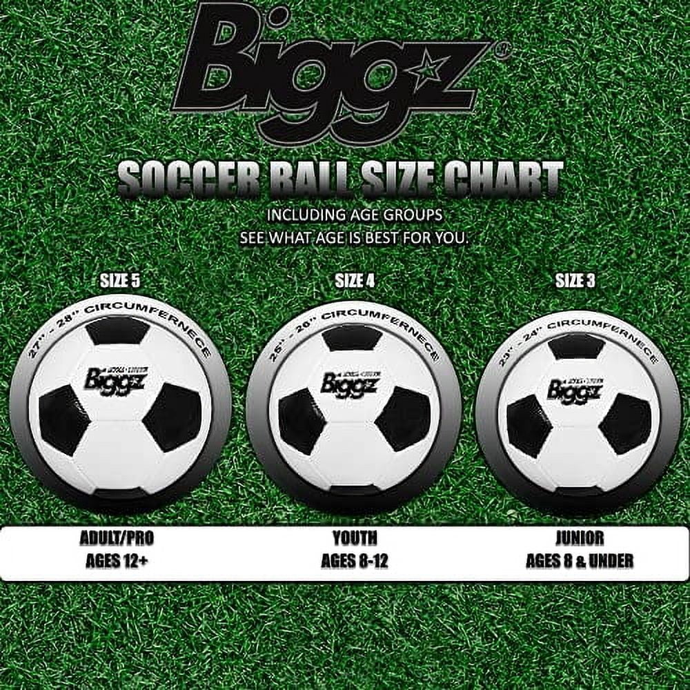 Biggz (6 Pack) Premium Classic Soccer Balls Size 5 - Walmart.com