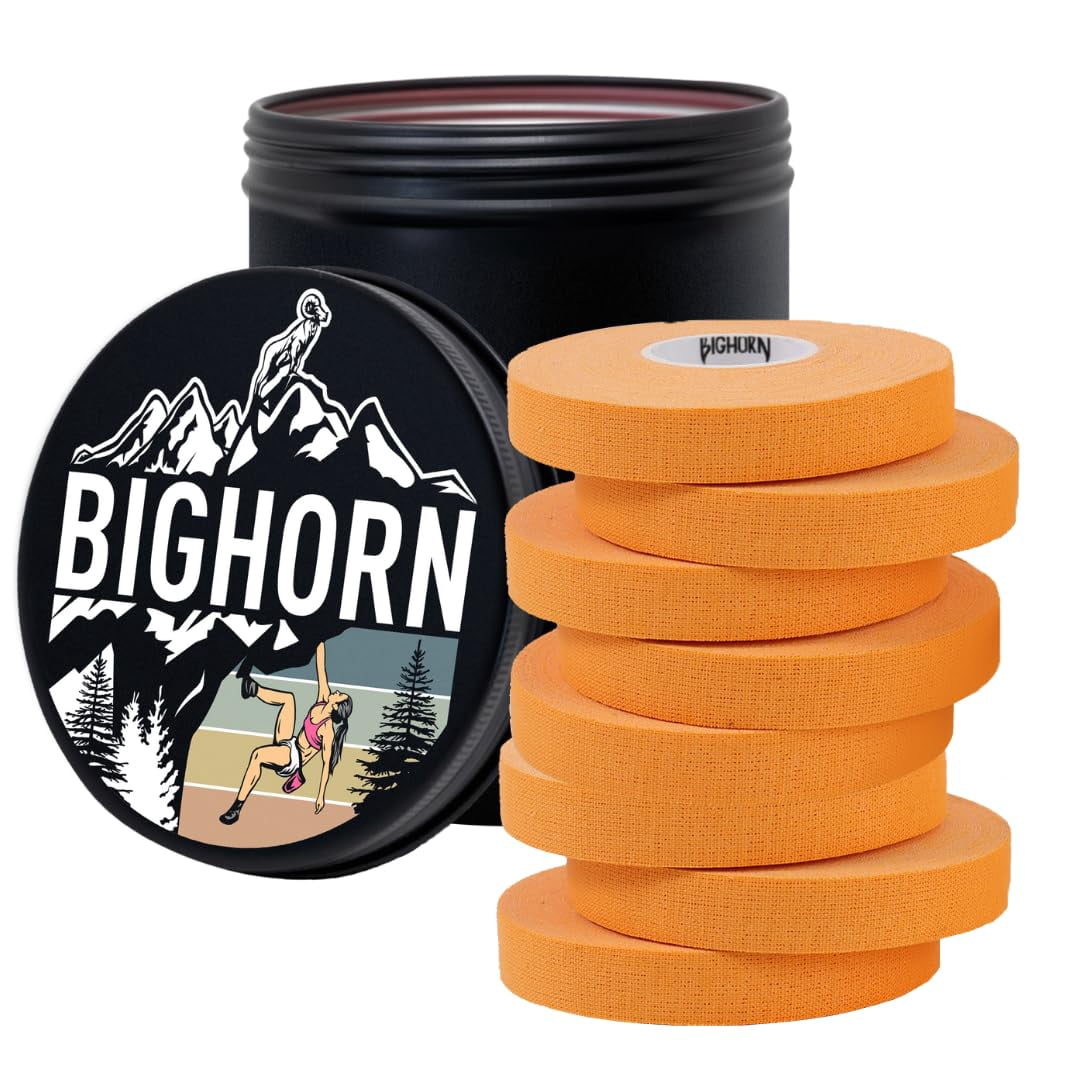Bighorn Athletics Climbing Finger Tape with Retro Design Female Climber ...