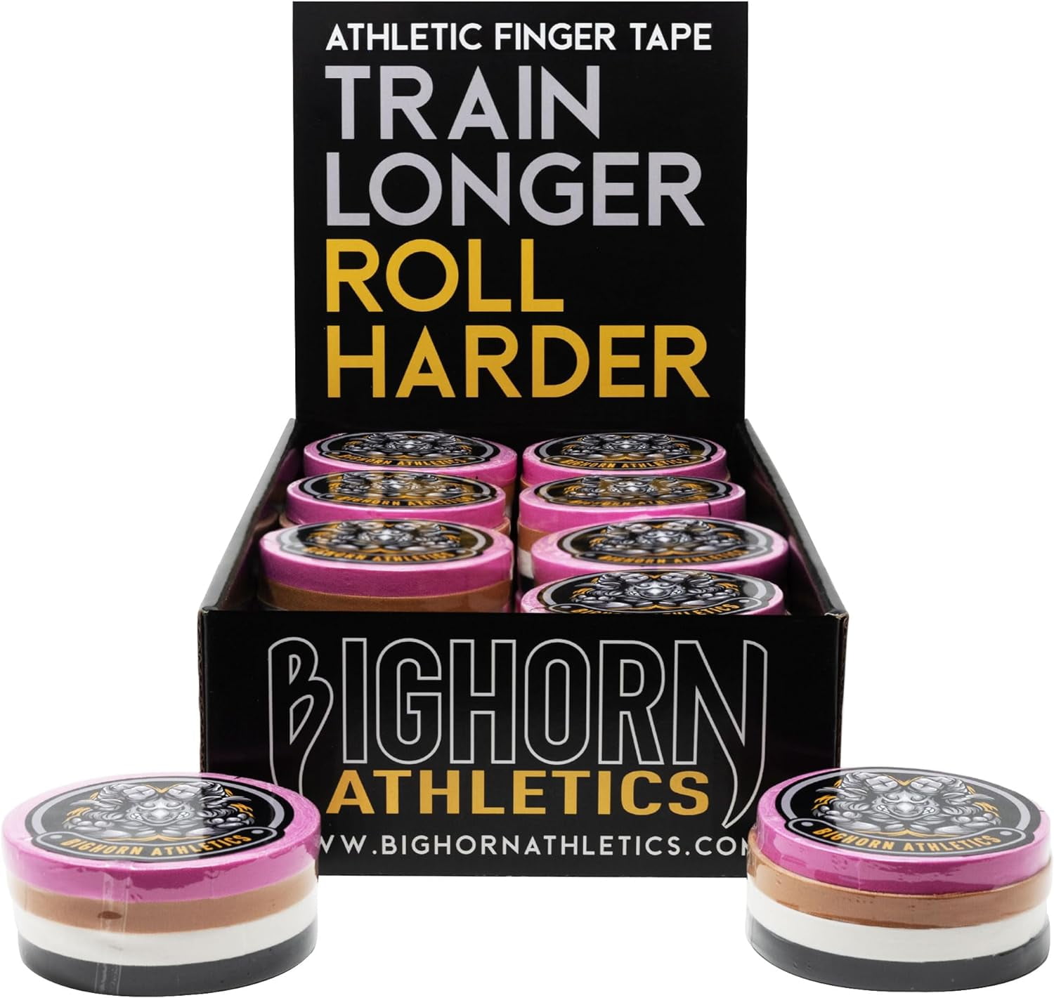 Bighorn Athletics Premium Competition Jiu-Jitsu Finger Tape - Bulk Box ...