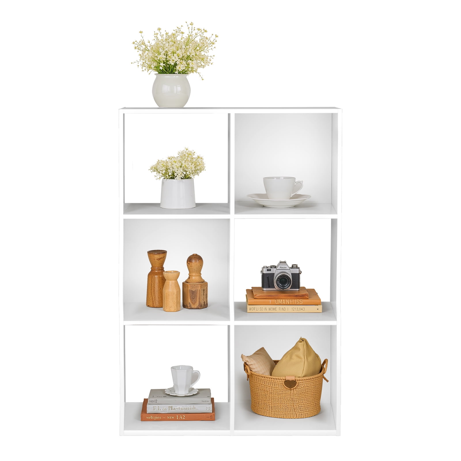 Bigleap 6/8/9 Cube Storage Organizer - Modern Open Cube Bookshelf with ...