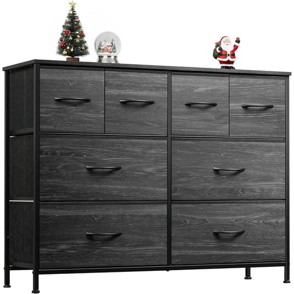 Bigleap 8-Drawer Wide Dresser for Bedroom, Large Fabric Storage Tower ...