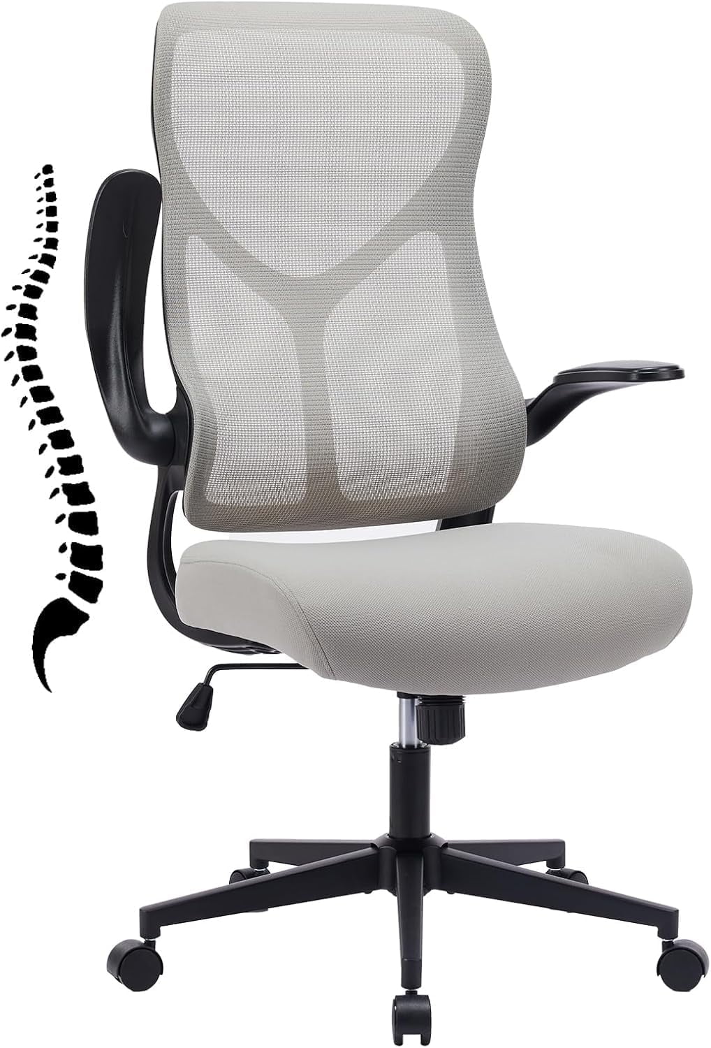 Bigleap Ergonomic Office Chair, High Back Computer Chairs with Flip-up ...