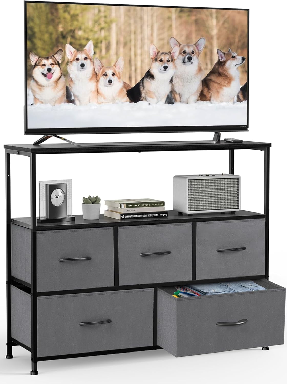 Bigleap TV Stand for Bedroom, TV Dresser for 45 inches, Media Console ...