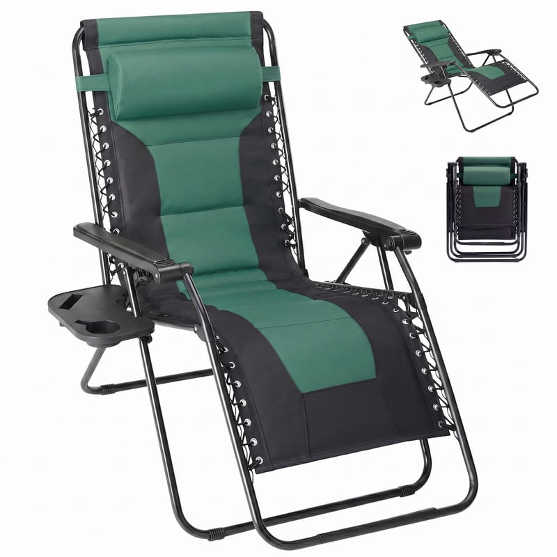 Bigleap Zero Gravity Chair, 400LB Heavy Duty Outdoor Recliner with ...