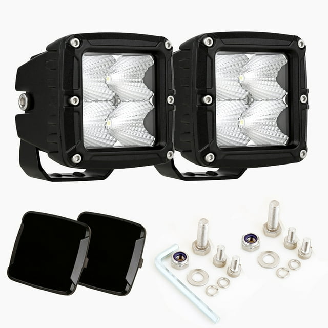 Biglion.x LED Cube Lights for Road Cars & Four Wheeler Vehicles, 3 inch ...