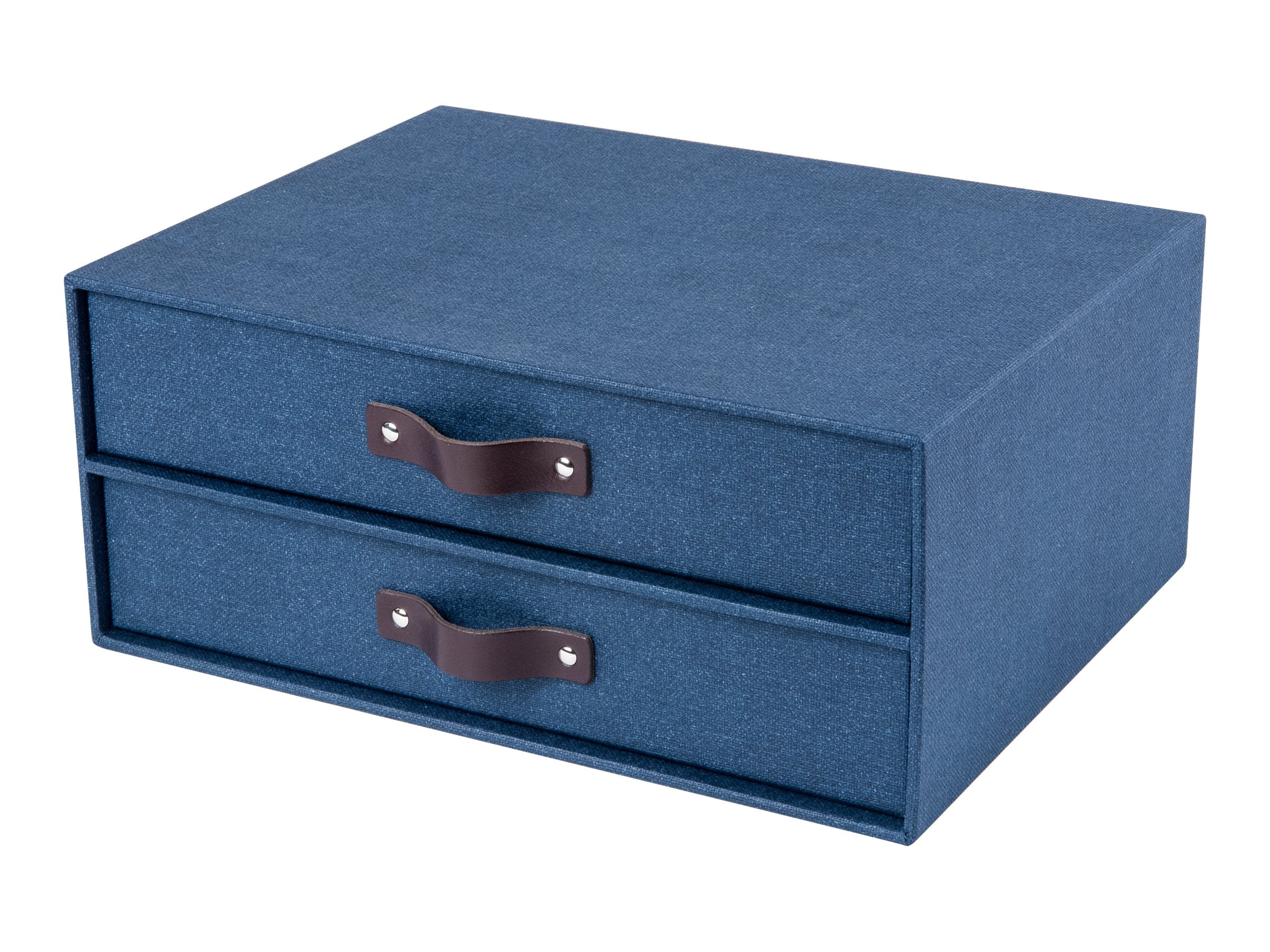 Bigso Birger - Drawer cabinet - 2 drawers - A4/Letter - canvas blue ...