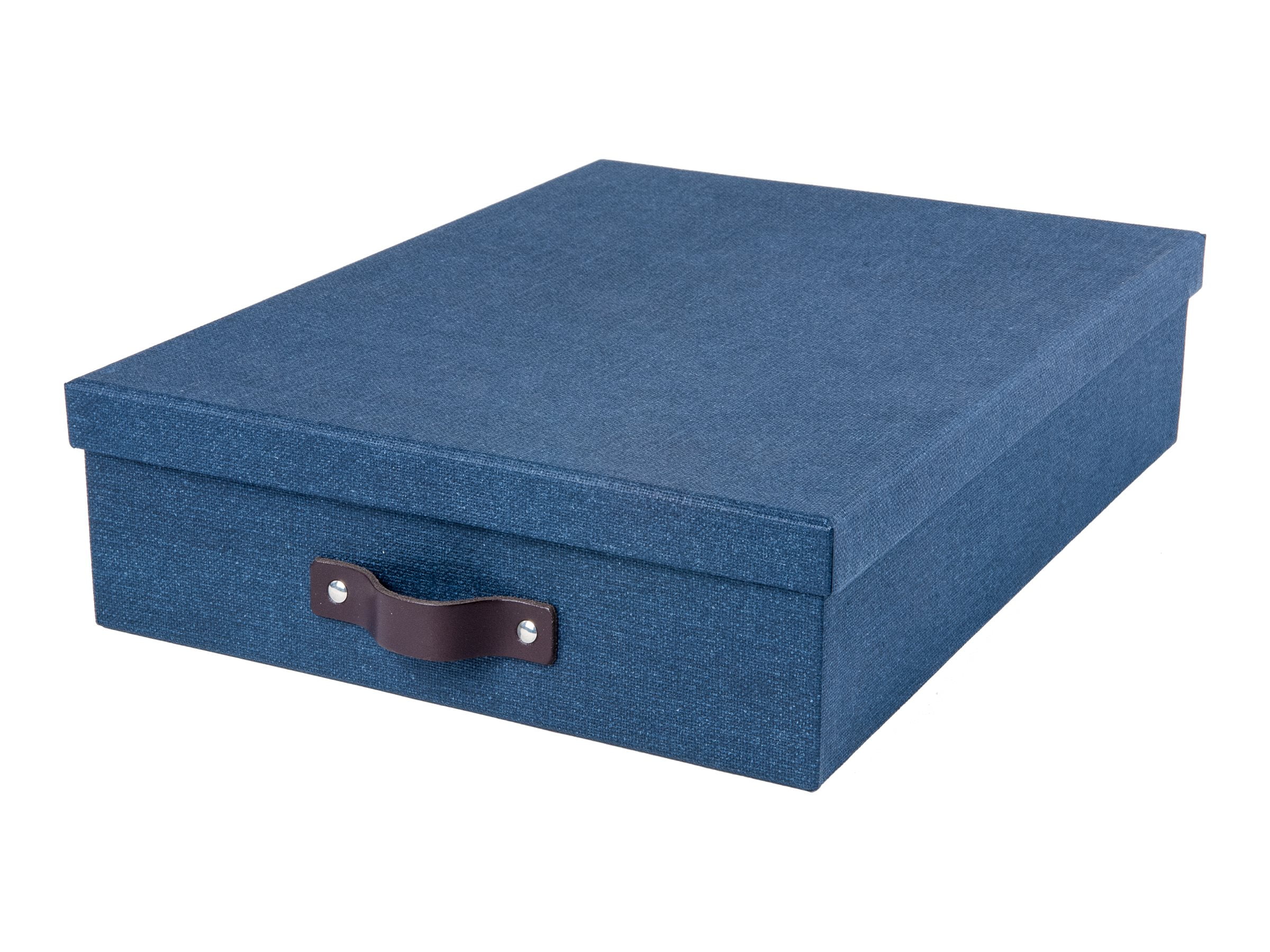 Bigso Box Of Sweden Oskar Storage Box For Letter A4 Blue