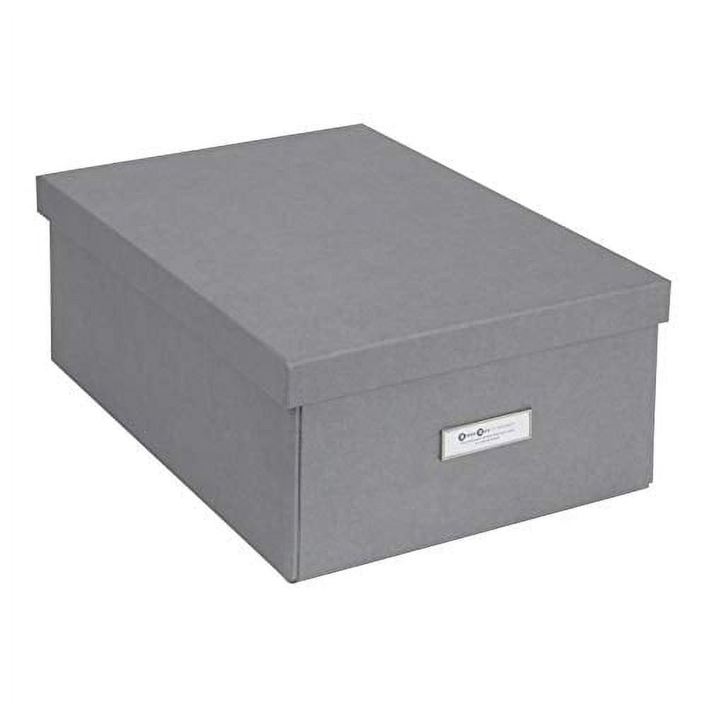 Bigso Collapsible Box - Katia, Grey, 11.3" x 15.4" - Walmart.com