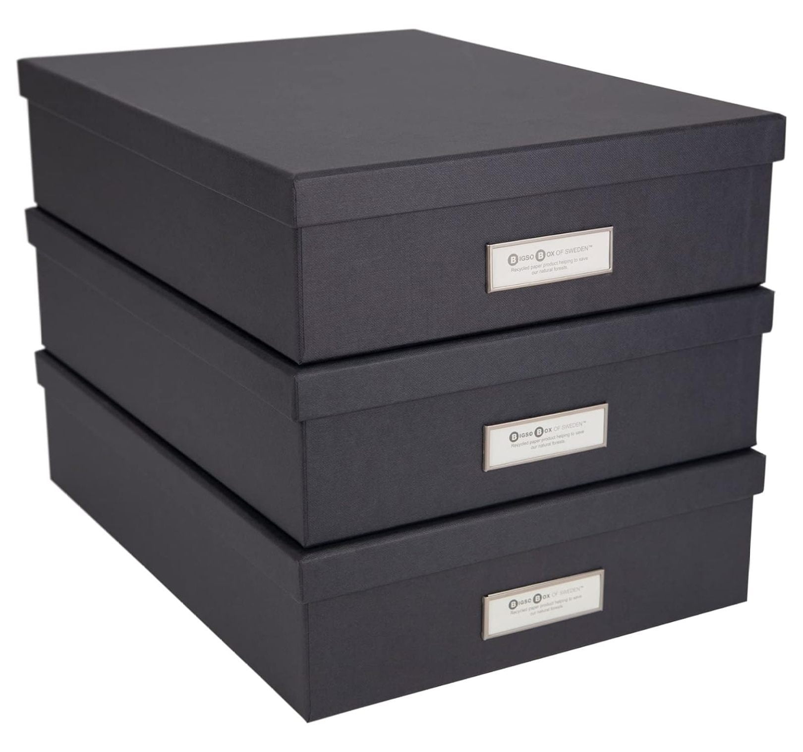 Bigso Oskar Fiberboard Label Frame Document Letter Box - File Organizer ...