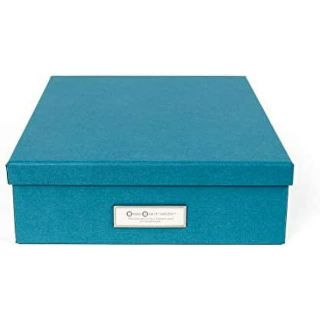 Bigso Oskar Fiberboard Label Frame Document Letter Box File Organizer