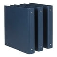 Bigso Ringo Fiberboard 3-Ring Binder Organizer - 3 Pack - Blue ...