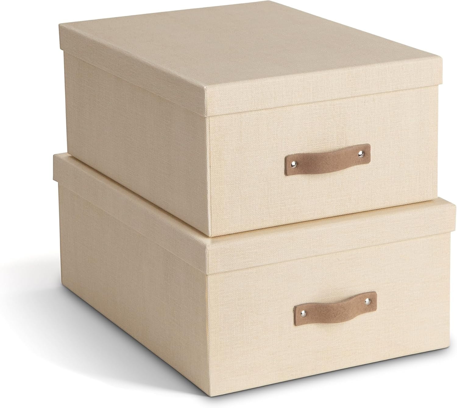 Bigso Ulrika, Set of 2 - Large Storage Box (10.4 x 14.4 x 5.7in) and ...