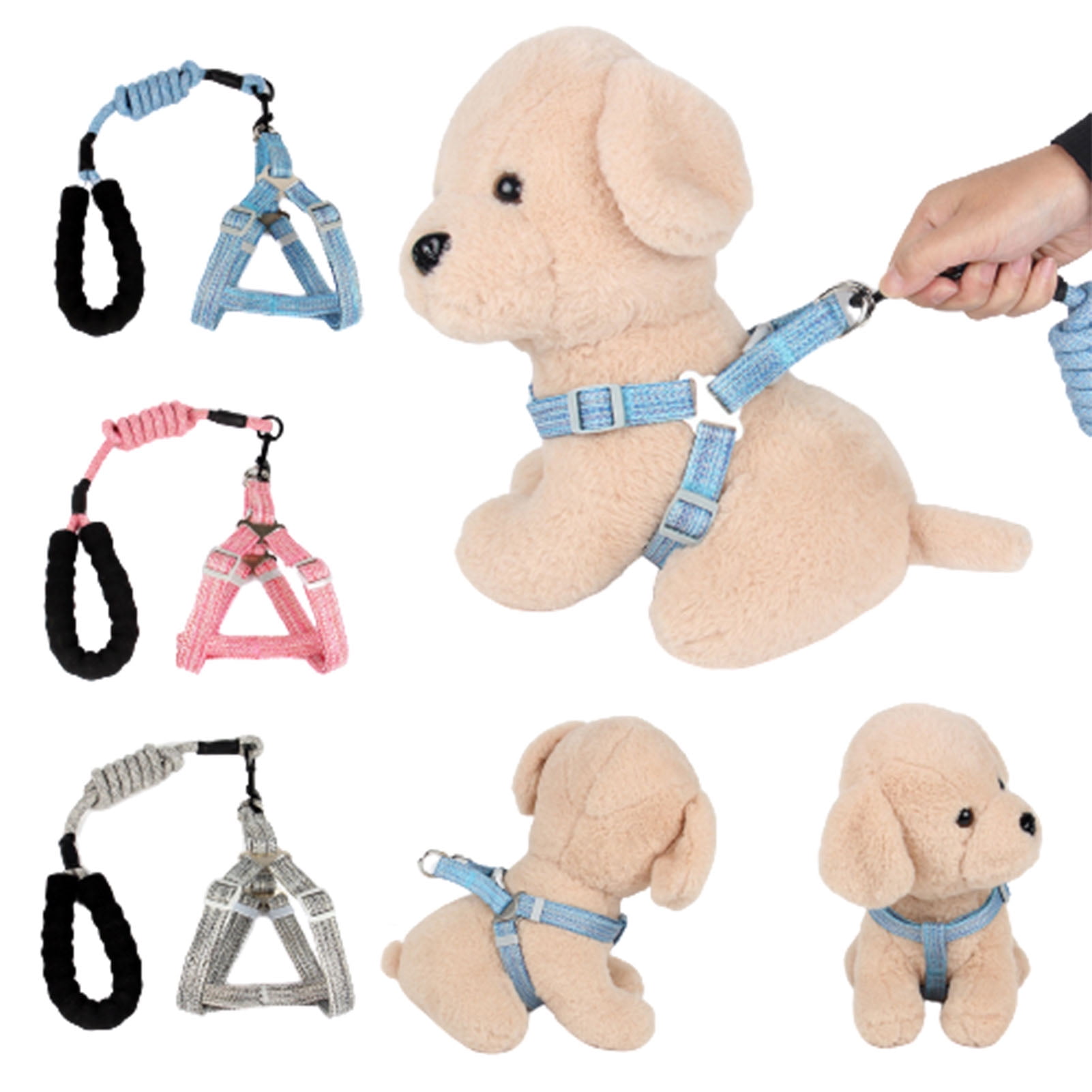 Bigstone Adjustable Puppy Leash Dog Chest Strap Reflective Nylon ...