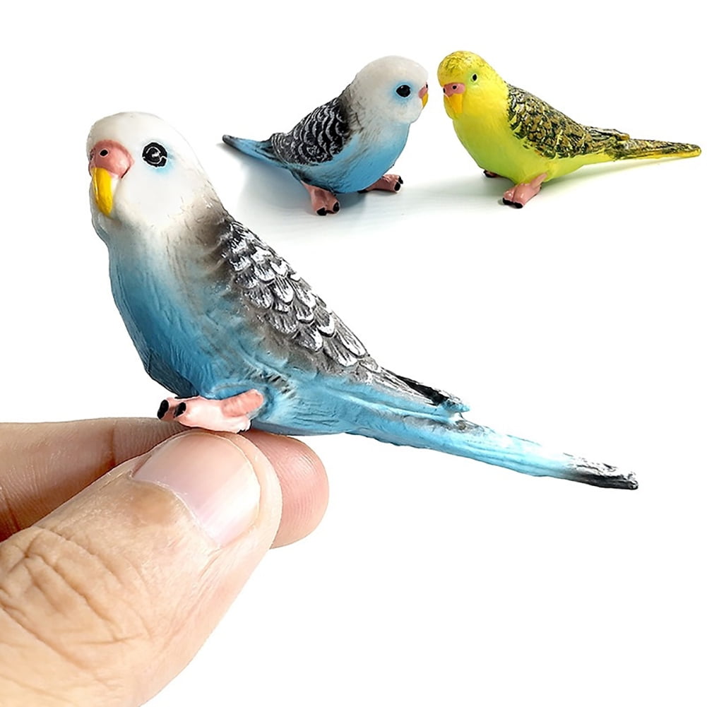 Bigstone Cute Forest Parrot Mini Animal Model Miniature Landscape ...